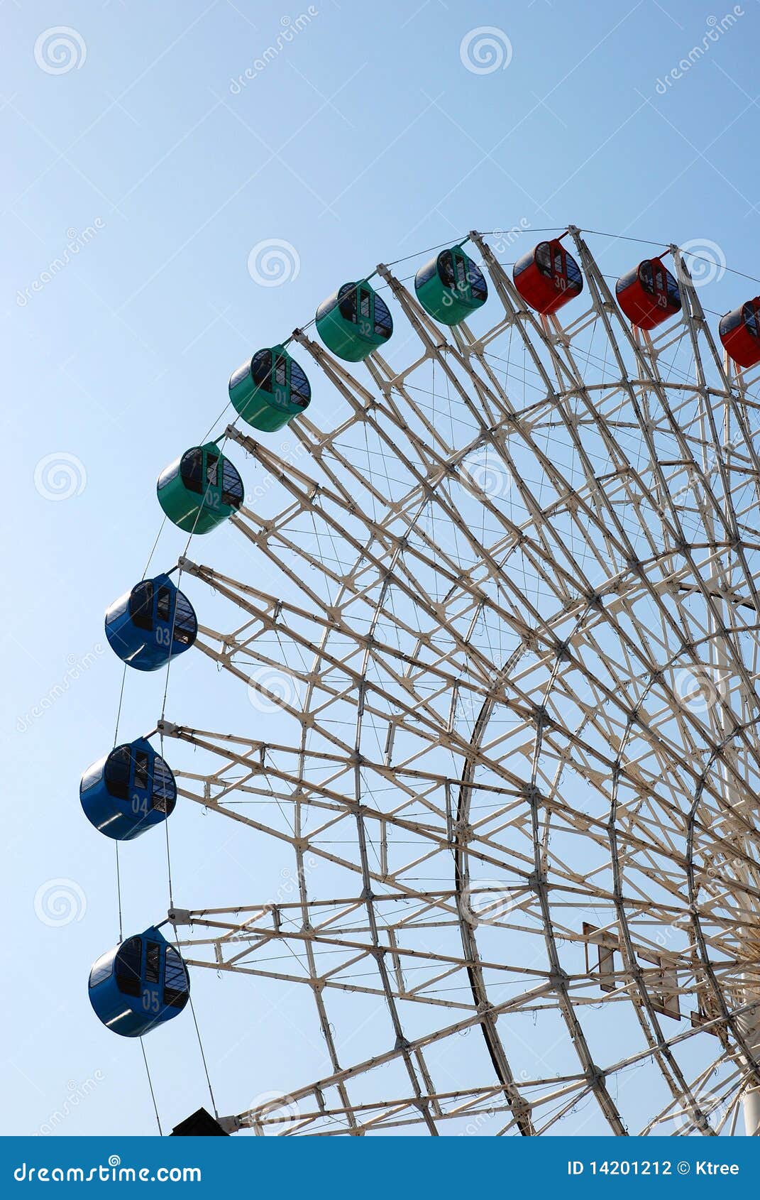 Reuzenrad in China stock foto. Image of festival, spelen - 14201212