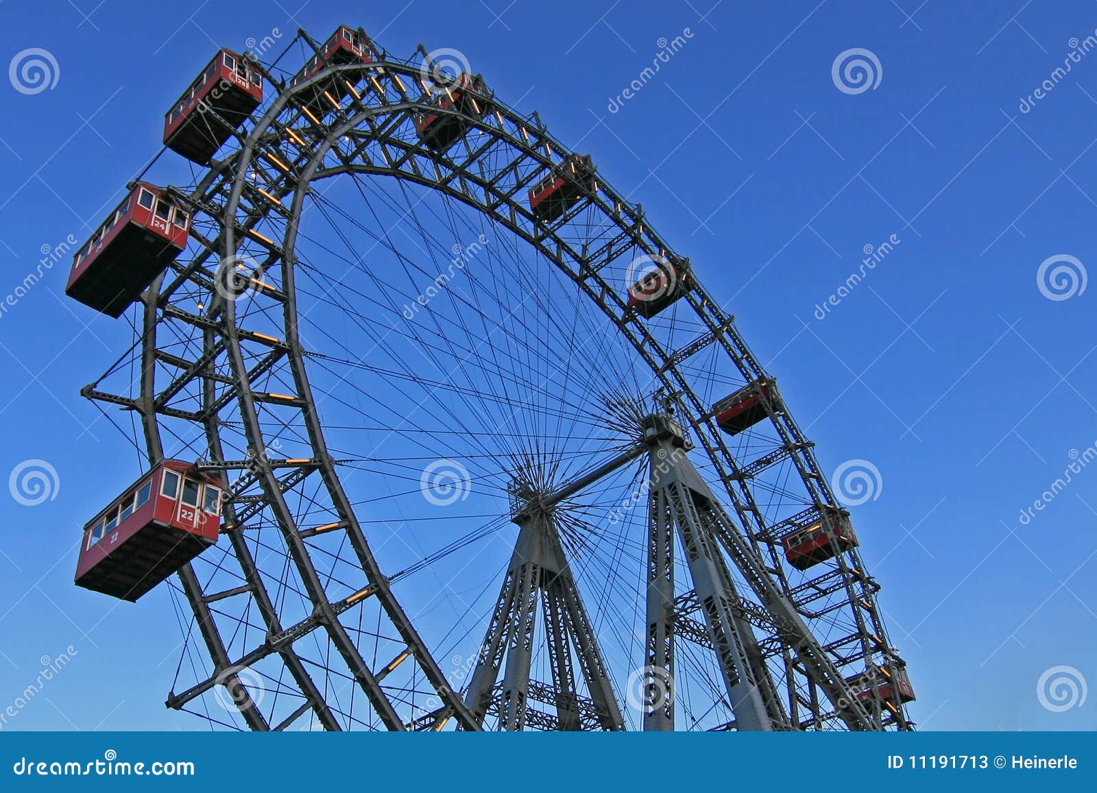 Reuzenrad Wenen stock afbeelding. Image of ronde, ferris - 11191713