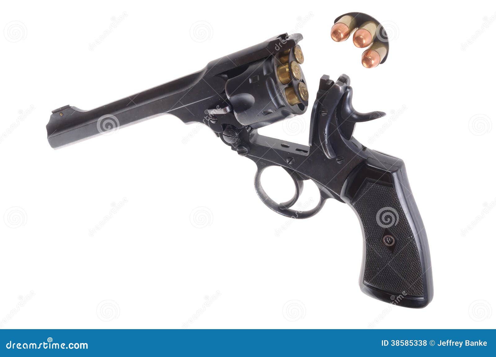 Revólver antigo foto de stock. Imagem de protetor, bala - 38585338