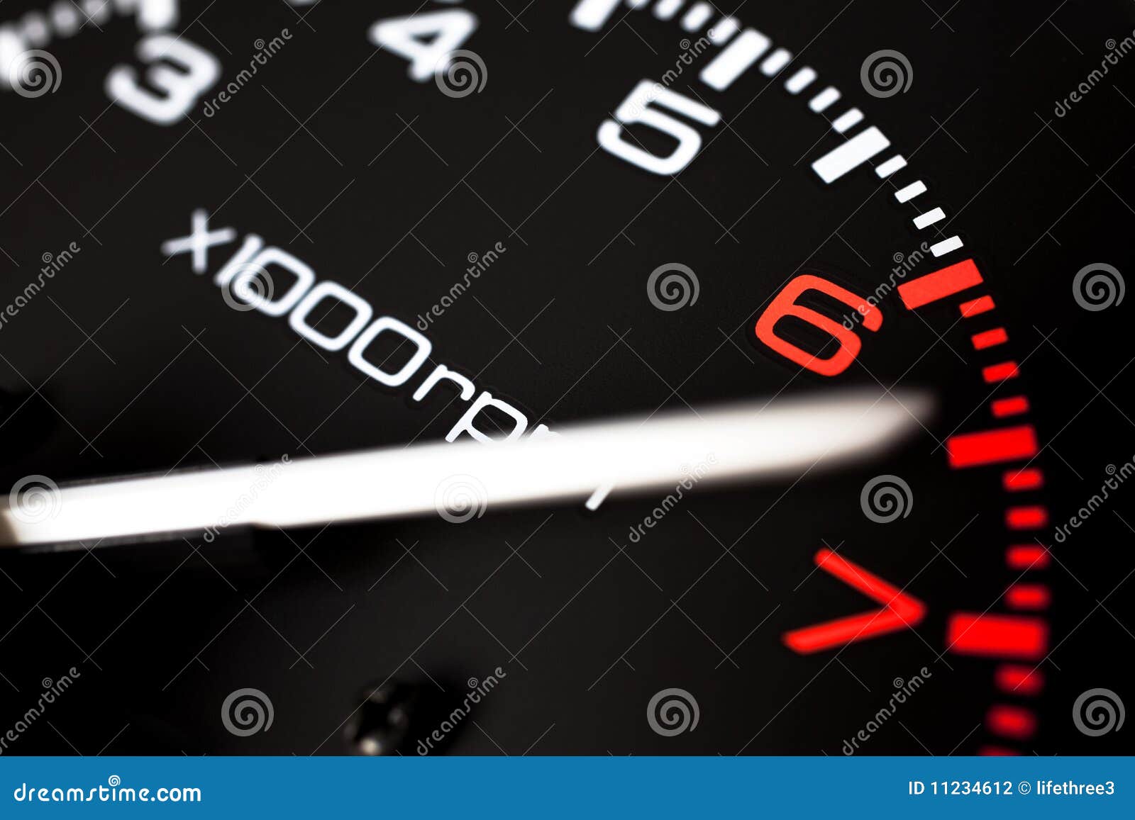 Rev counter tachometer stock photo. Image of maximum - 11234612