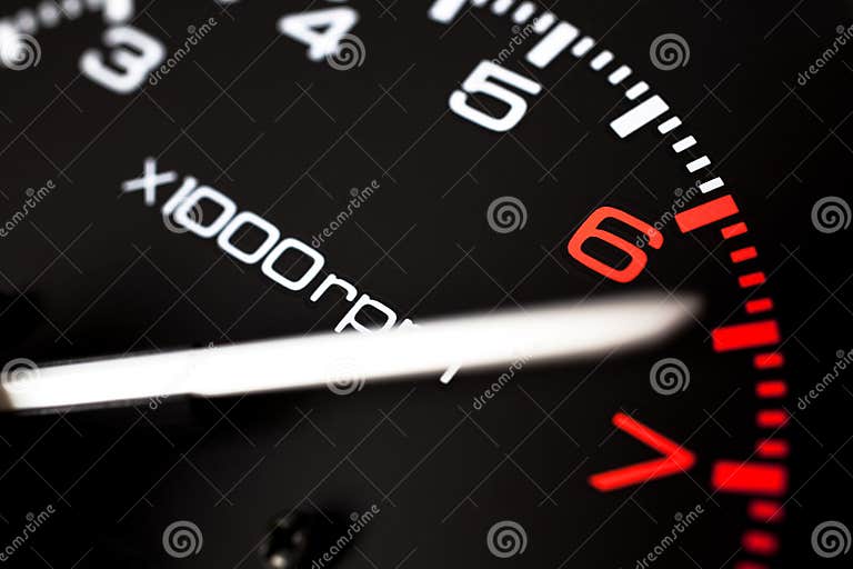 Rev counter tachometer stock photo. Image of maximum - 11234612