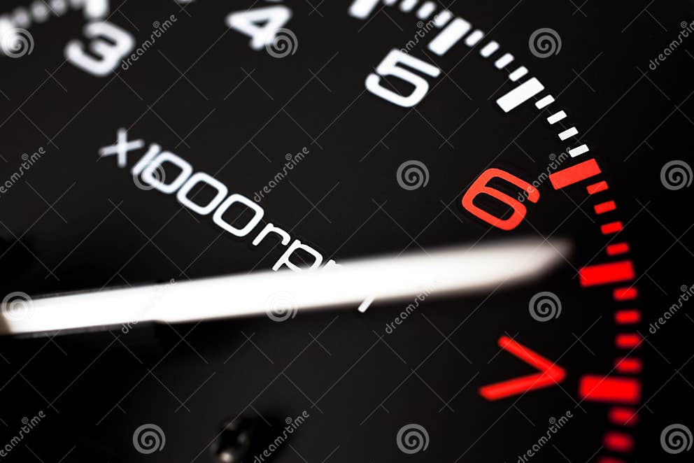 Rev counter tachometer stock photo. Image of maximum - 11234612
