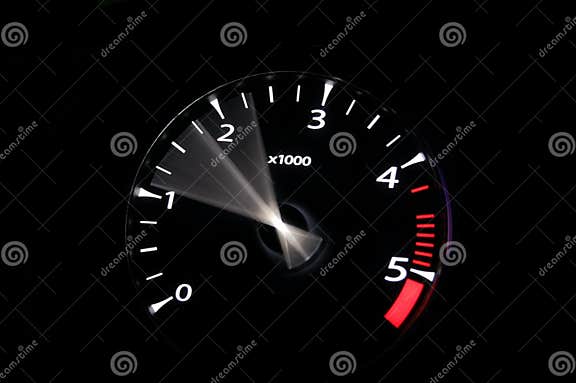 Rev meter stock image. Image of mileage, racing, dash - 6570945