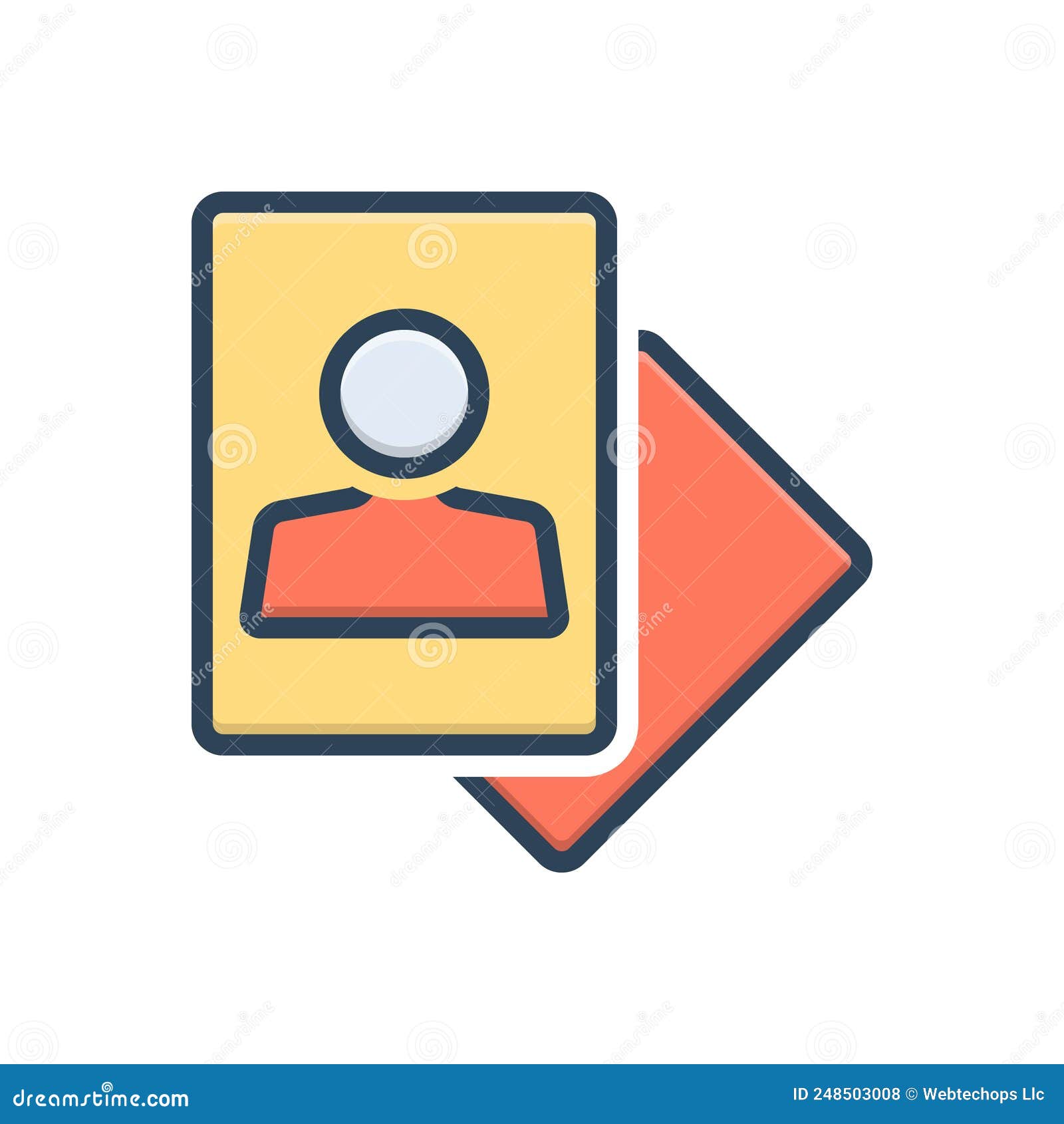 Color Illustration Icon for Reveal, Demonstration and Announce Stock ...