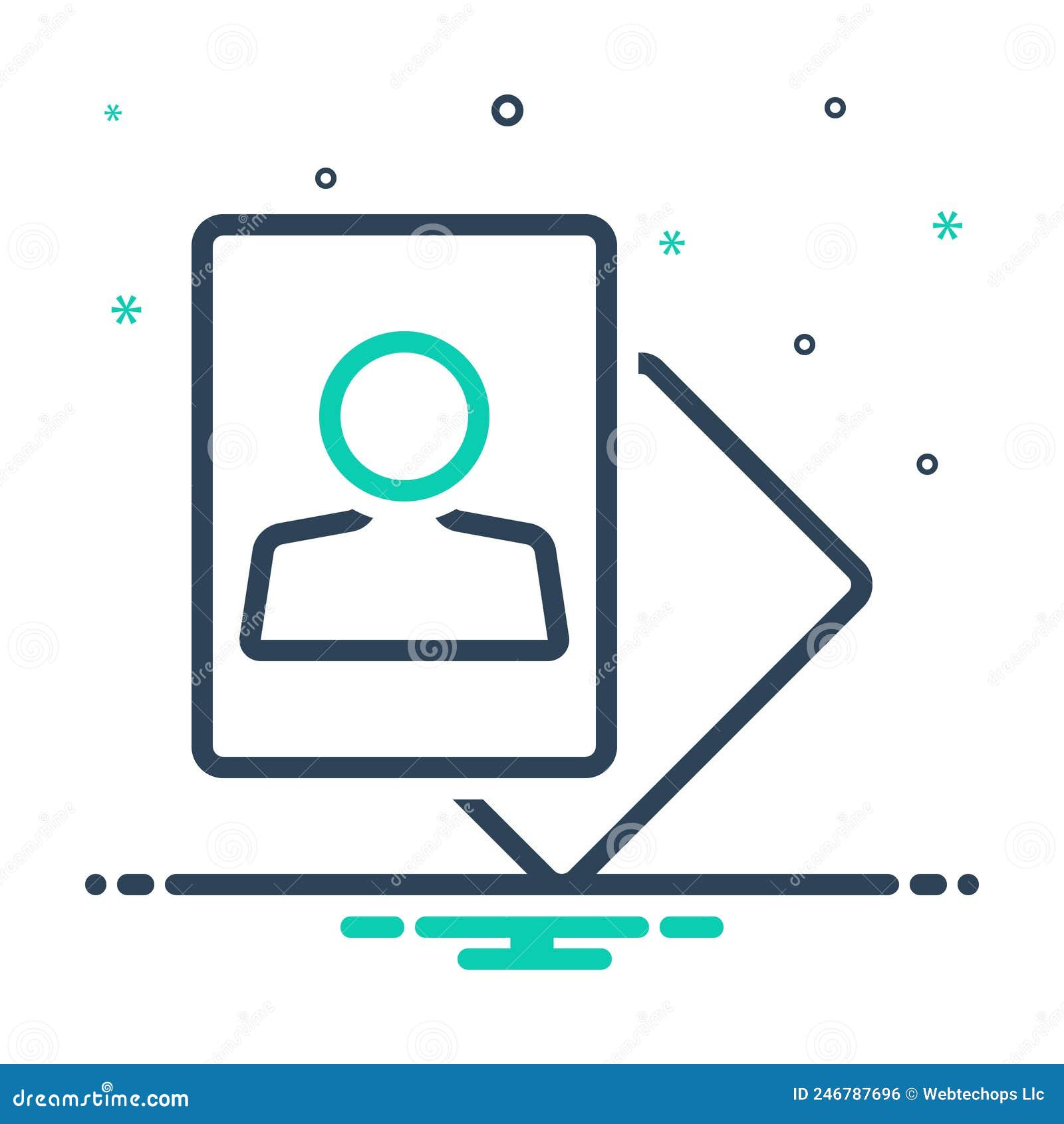 Mix Icon For Expose, Reveal And Declare Stock Photography ...