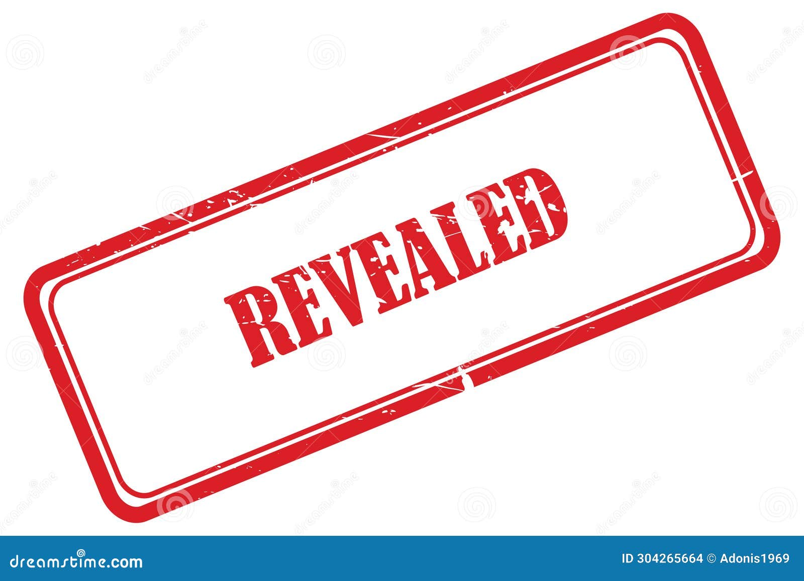 Revealed stamp on white stock photo. Image of exposed - 304265664