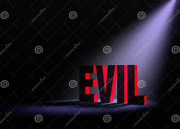 Revealing Evil stock illustration. Illustration of vile - 30452925