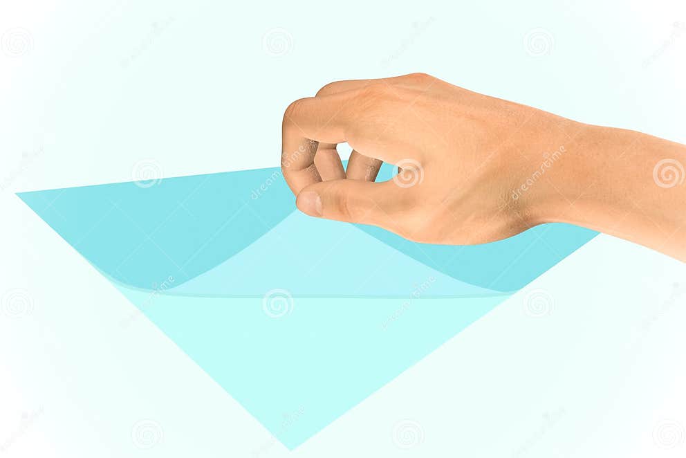 Reveal What is Underneath Paper Illustration Stock Illustration ...