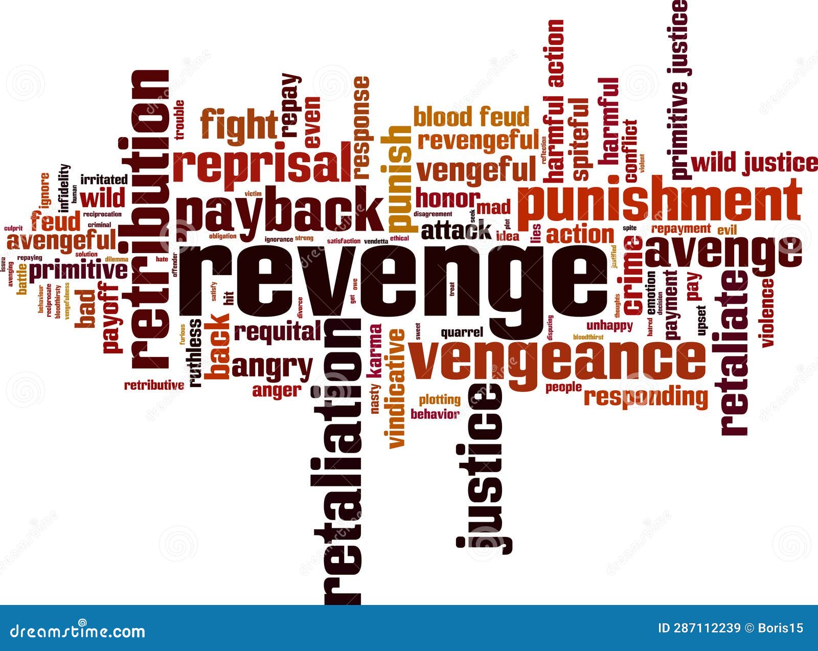 Revenge Word Cloud Vector Illustration | CartoonDealer.com #170696210