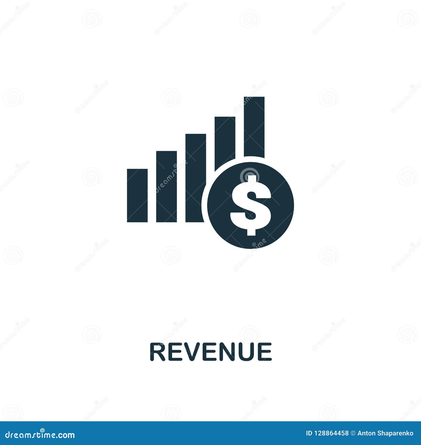 Revenue Icon. Premium Style Design from Crowdfunding Icon Collection ...