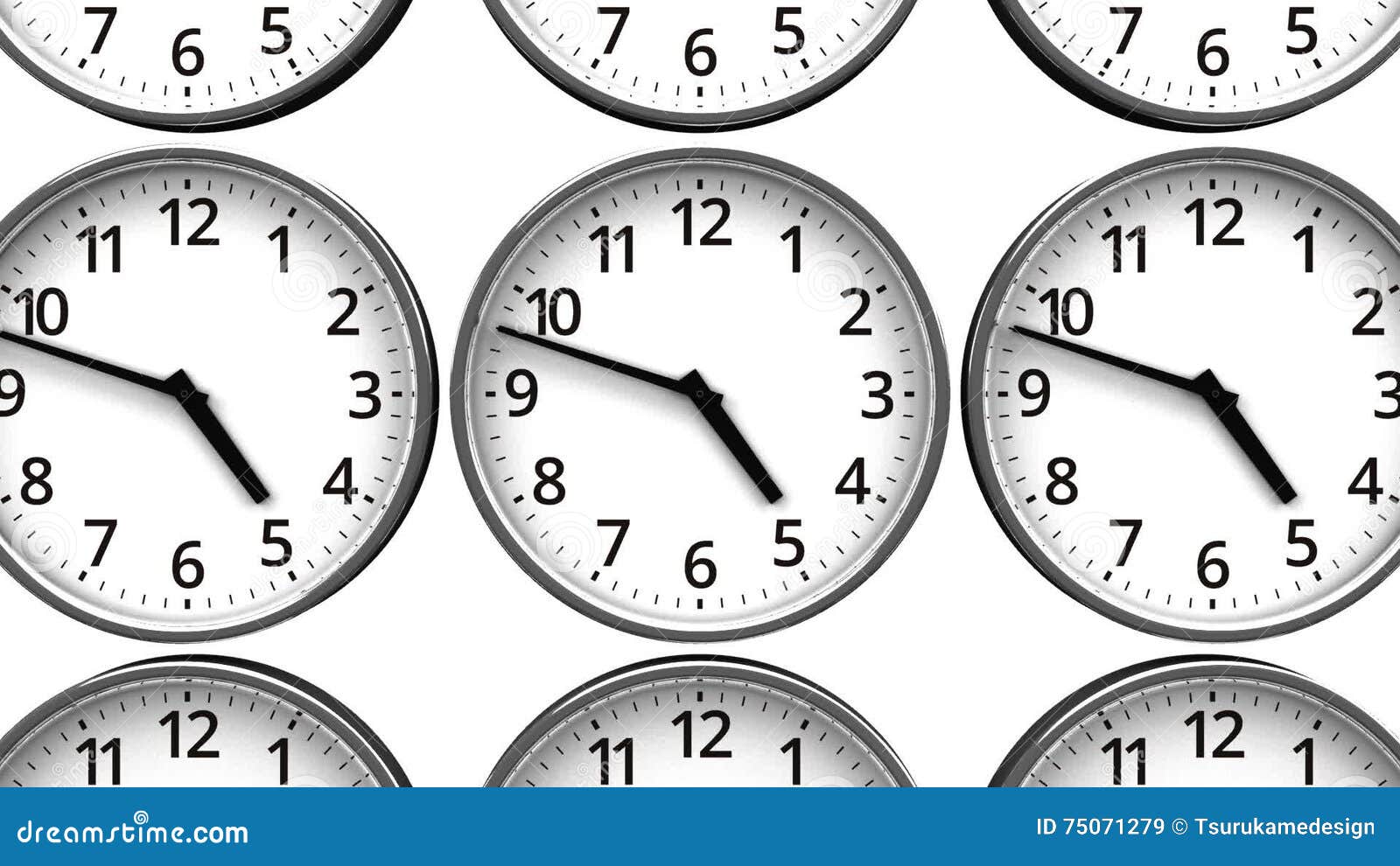 Reverse Clocks on White Background Stock Video - Video of invert, fast ...