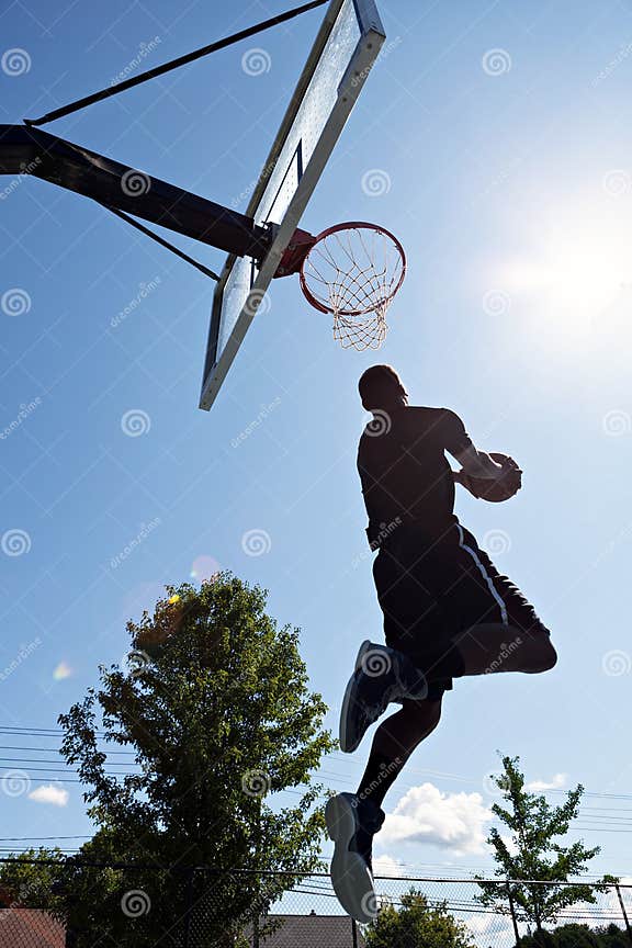 Reverse Dunk stock photo. Image of hang, park, play, basket - 35207424