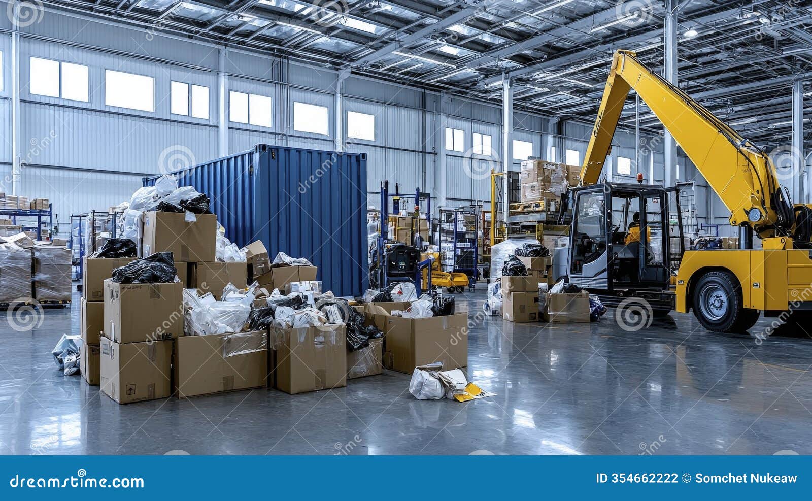 Reverse Logistics Process of Returned Goods in Warehouse Industrial ...
