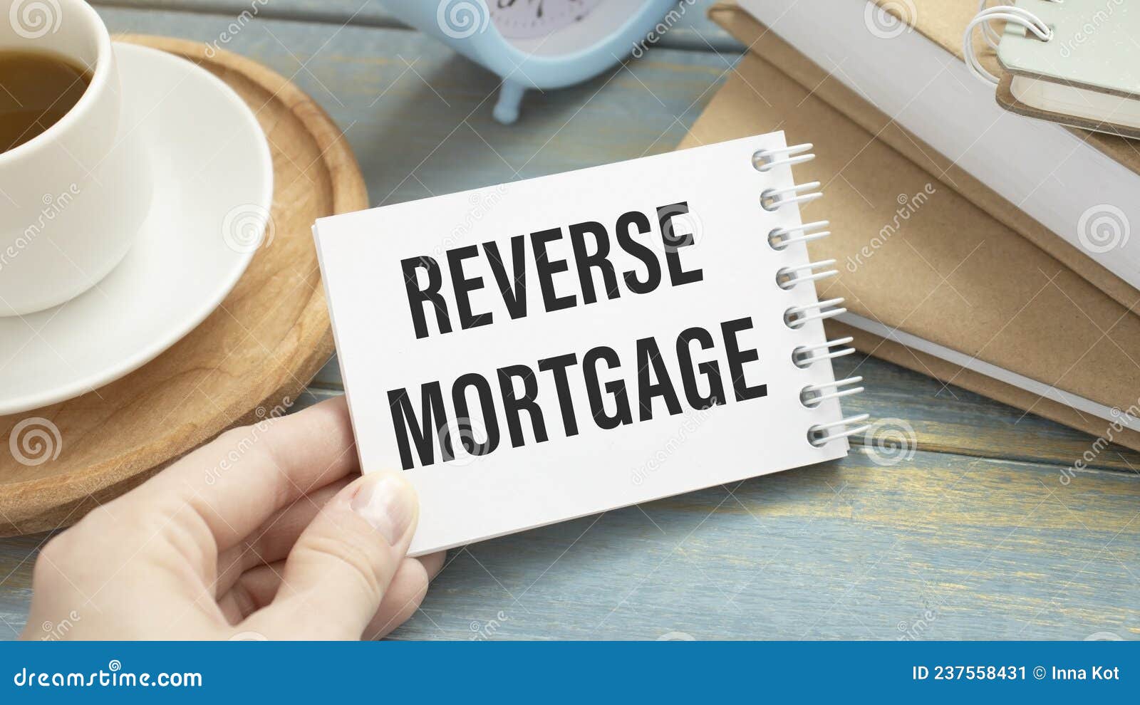 Reverse Mortgage Form on a Table Stock Image - Image of concept, estate ...