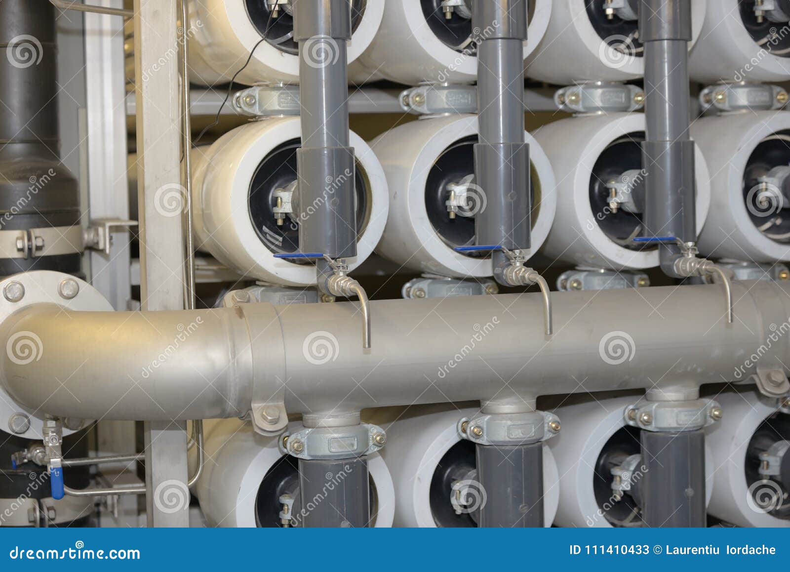 Reverse Osmosis Equipment Inside of Plant Stock Image - Image of public ...