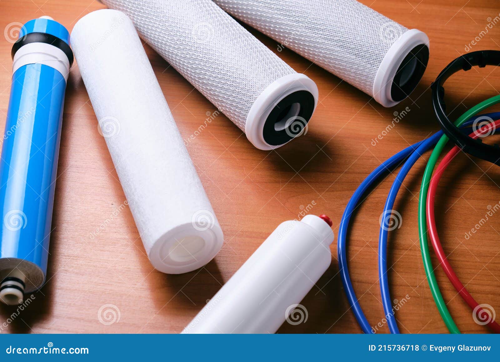 Reverse Osmosis Filter Set. Replacement and Maintenance of Water ...