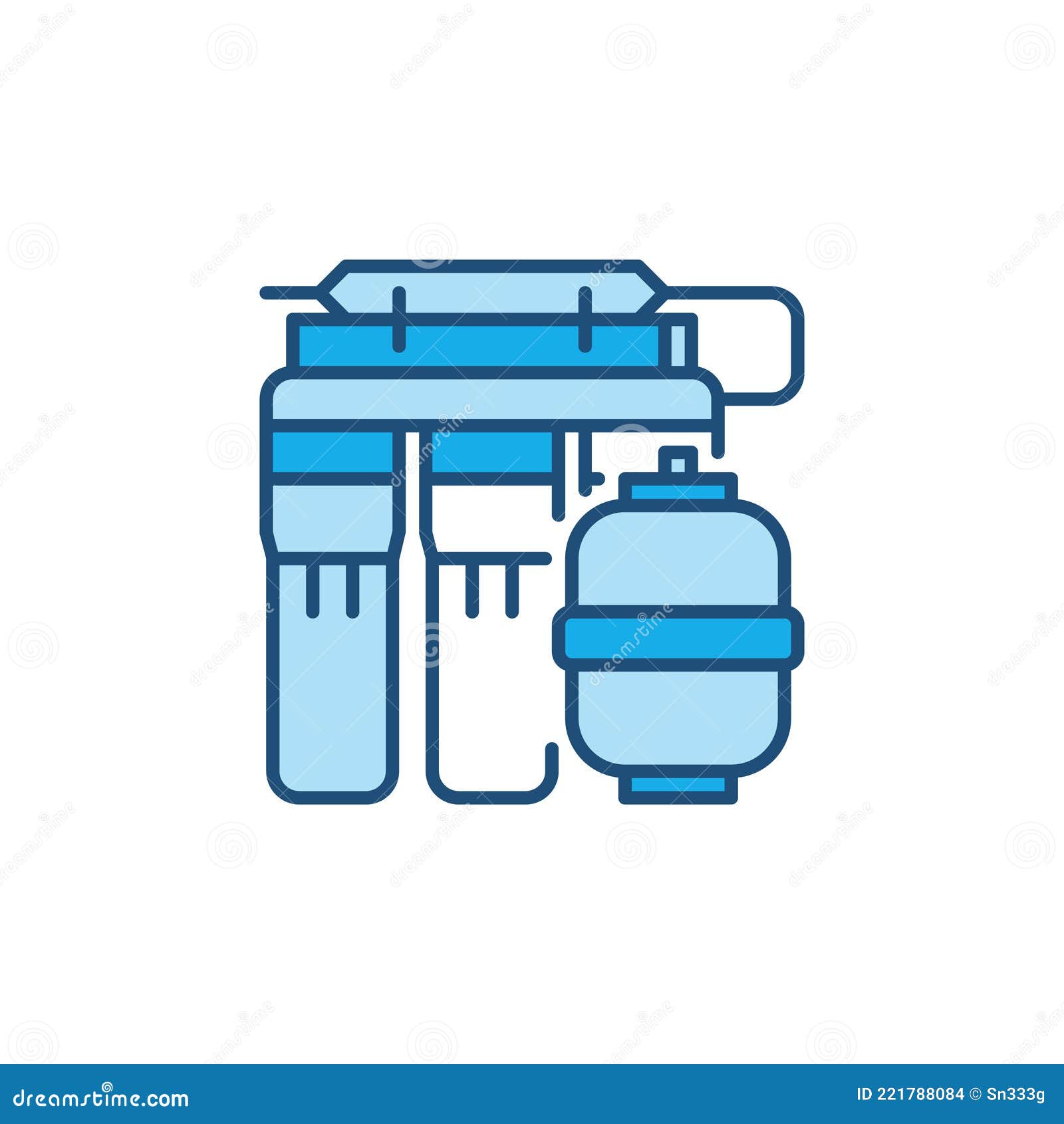 Reverse Osmosis System Vector Concept Colored Icon | CartoonDealer.com ...