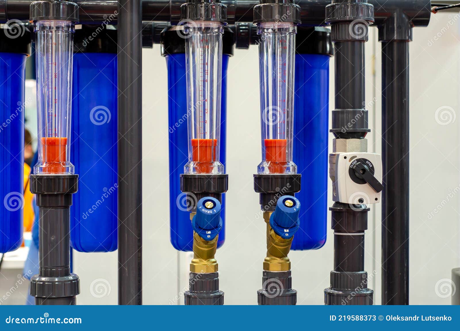 Rotameter And Pressure Dial Gauge Measuring Device For Measure ...