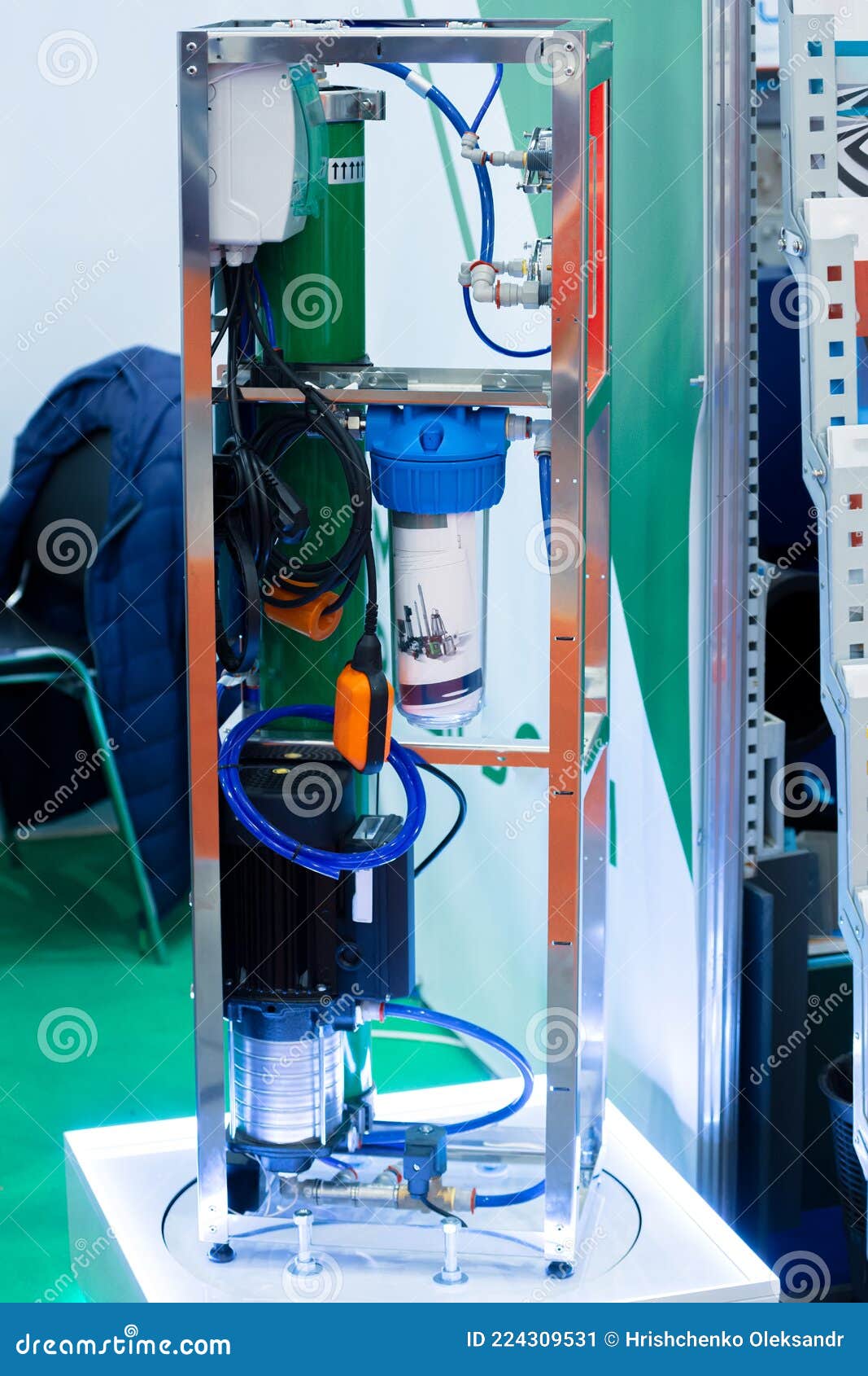 Reverse Osmosis Technology for Water Purification Stock Image - Image ...
