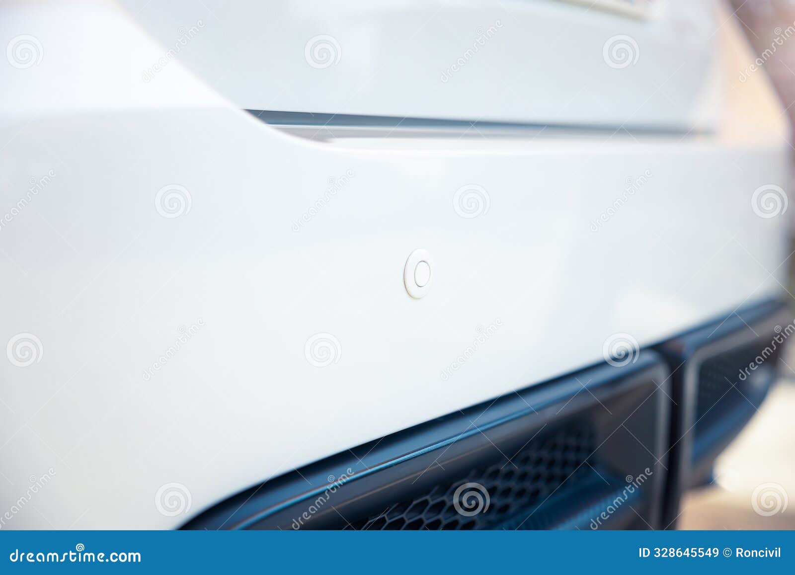 Parking Sensor on Car, Vehicle. Stock Image - Image of hole, rear ...