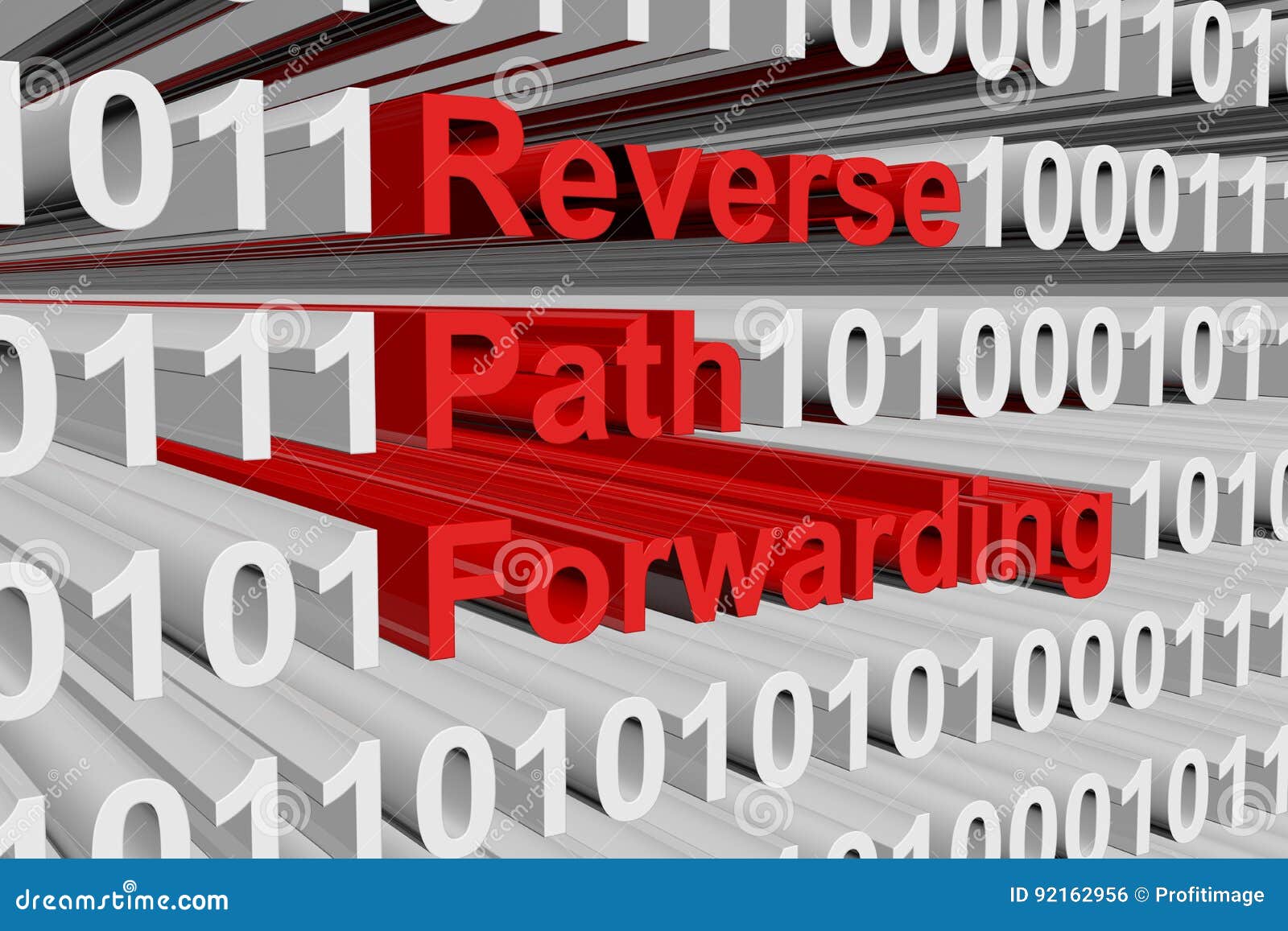 Reverse path forwarding stock illustration. Illustration of address ...