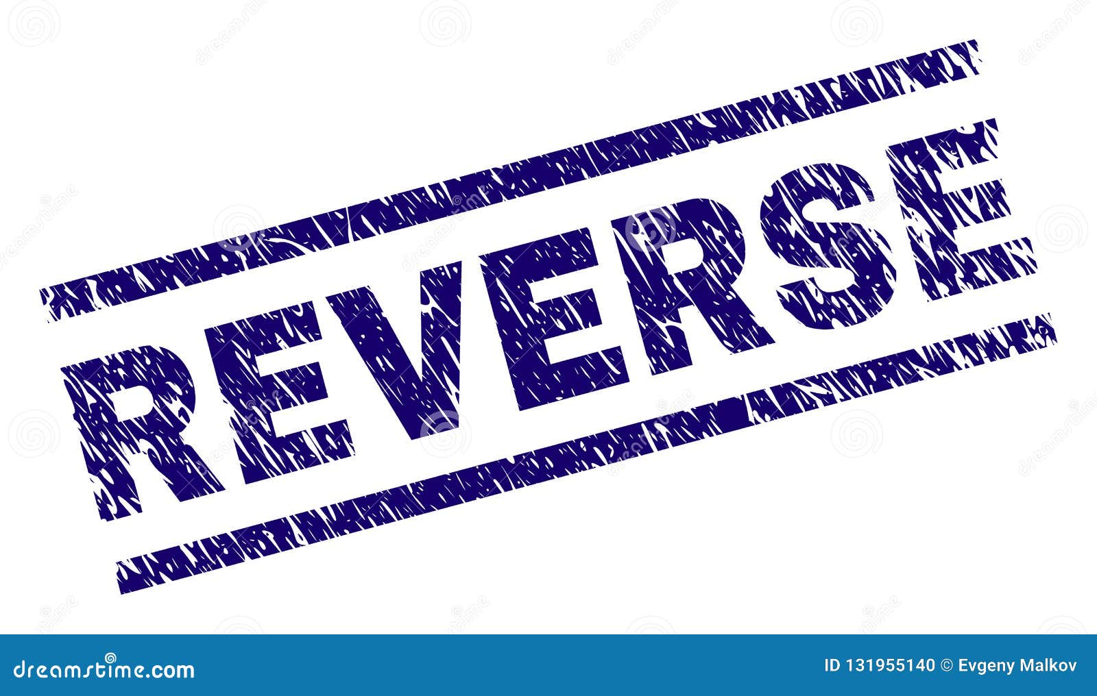 Grunge Textured REVERSE Stamp Seal Stock Vector - Illustration of ...