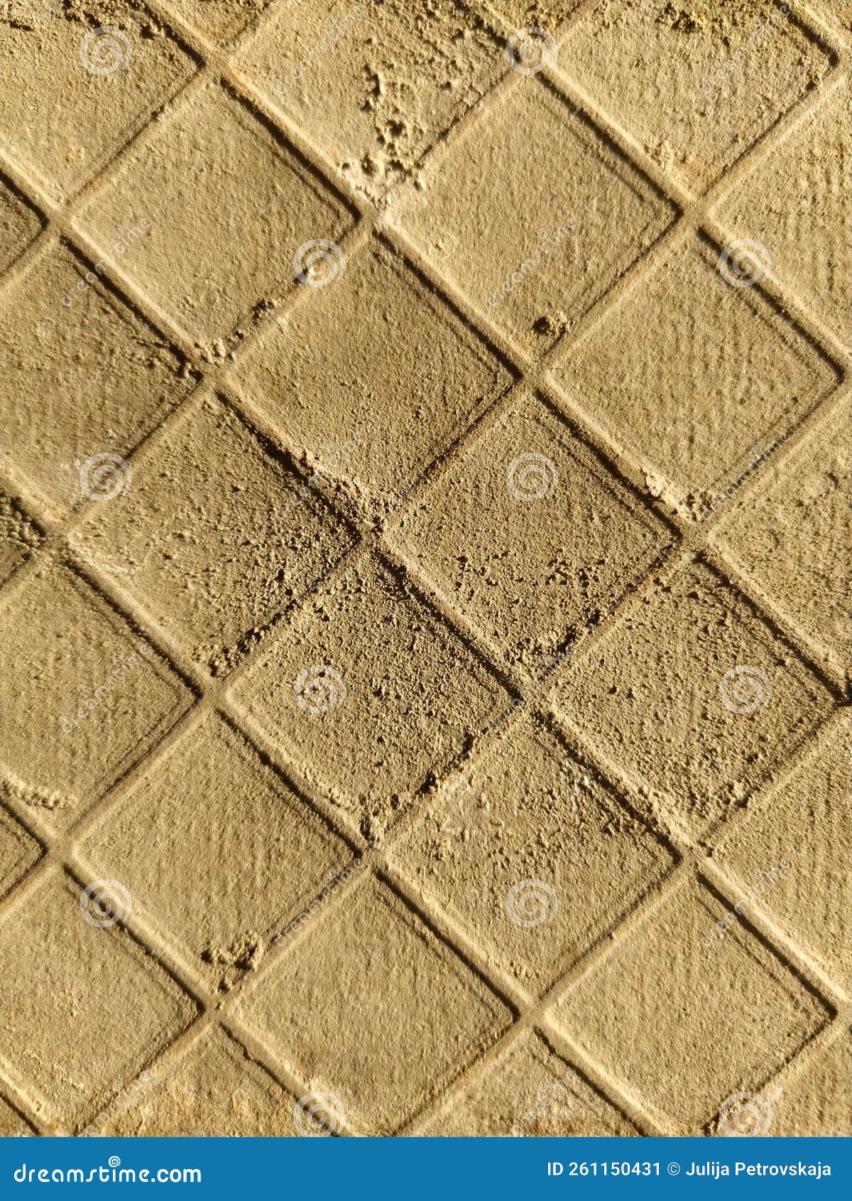 Reverse Side of Ceramic Tiles. Detailed Texture of Tiles. Lattice ...