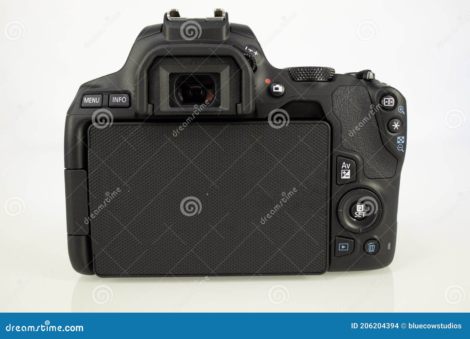 The Reverse Side of a DSLR Camera Stock Photo - Image of side, dslr ...