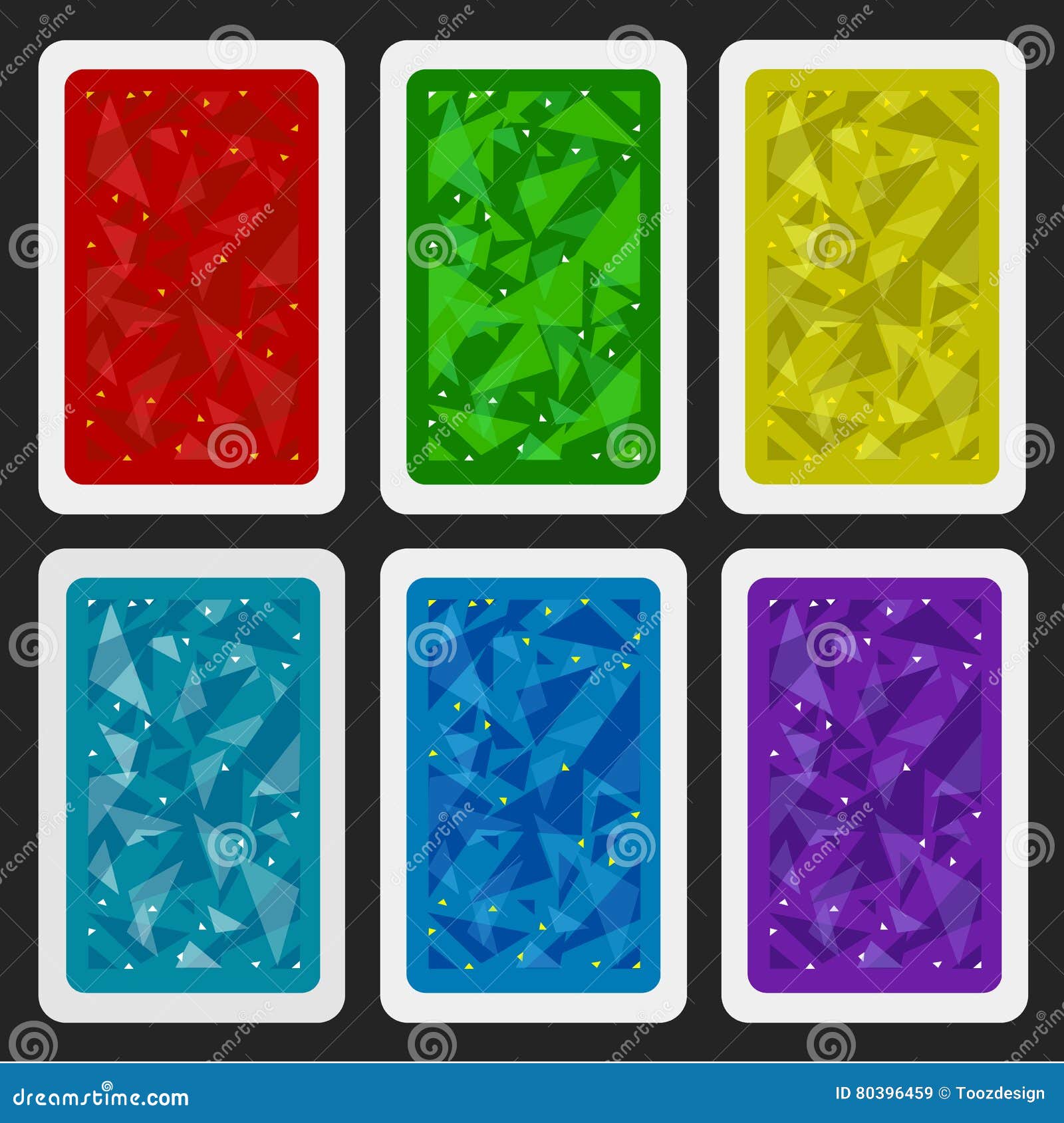 The Reverse Side of a Playing Card for Blackjack Other Game with a ...