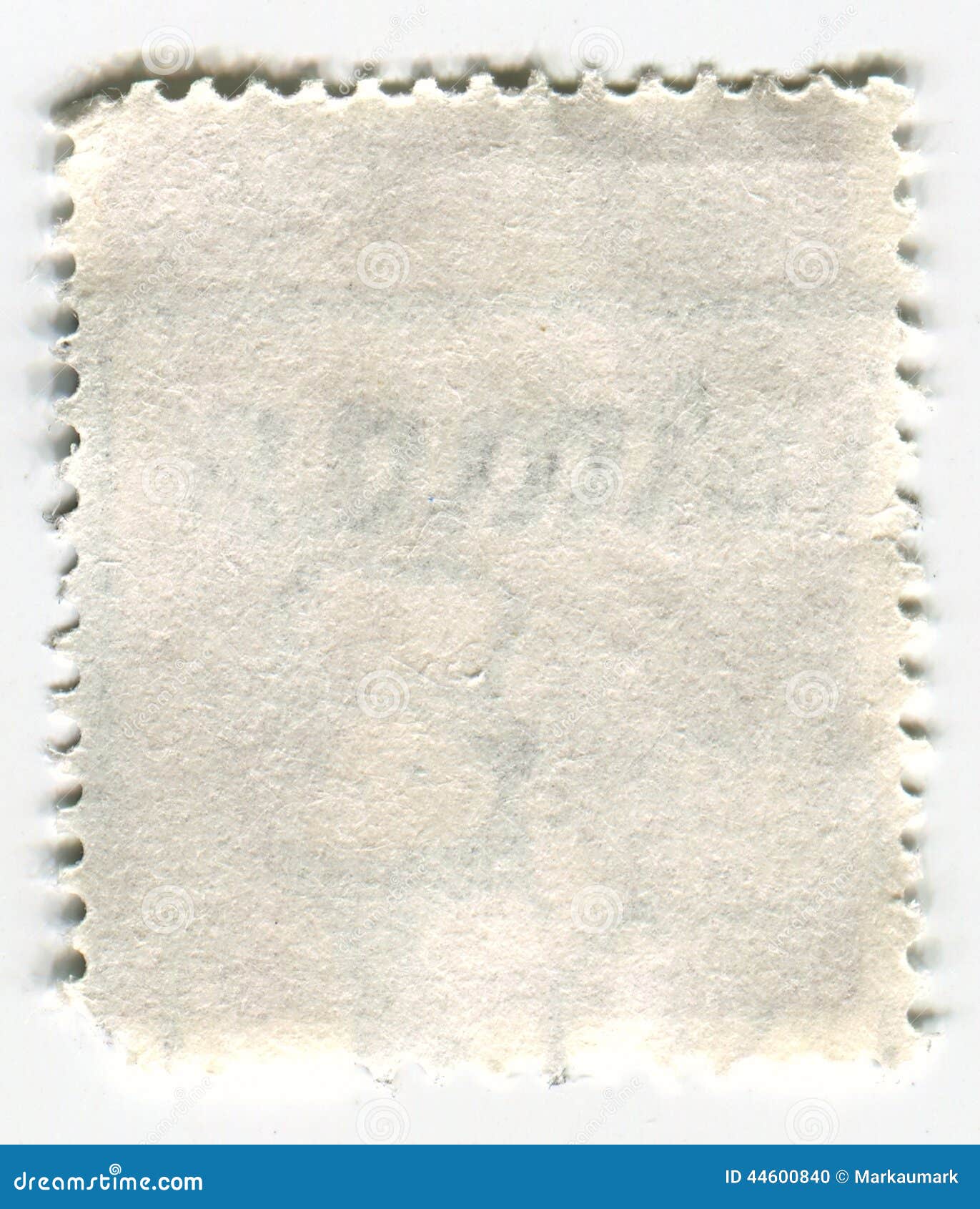 Reverse Side of a Postage Stamp. Stock Photo - Image of paper, creme ...