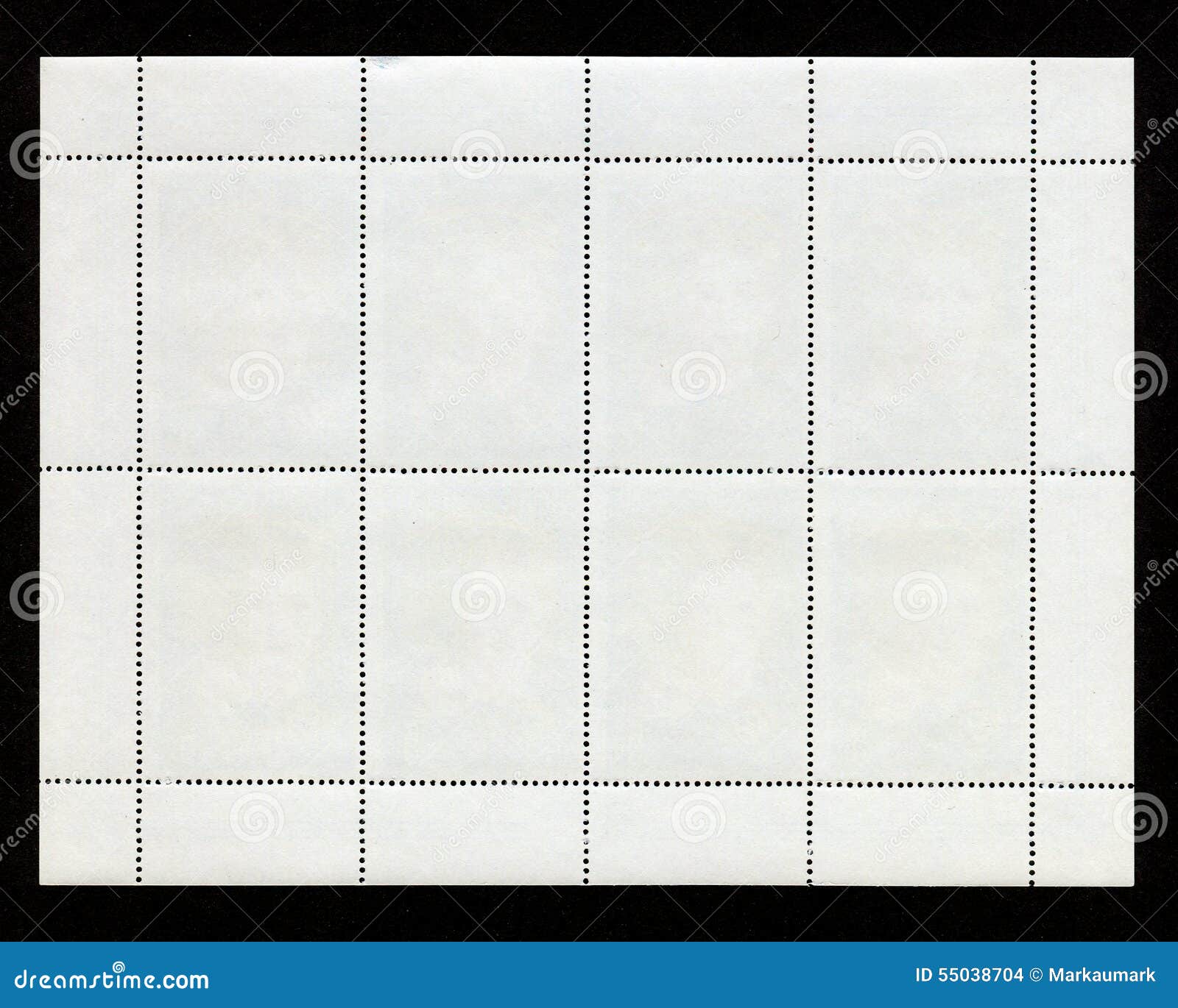 Reverse Side of a Postage Stamp. Stock Photo - Image of frame, paper ...