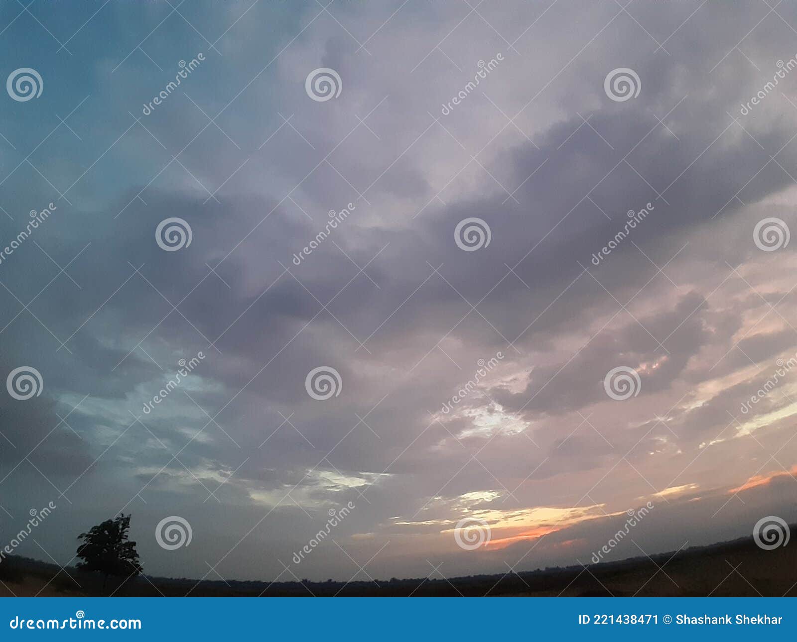 Reverse the Sky and Its Moon Stock Image - Image of snow, evening ...