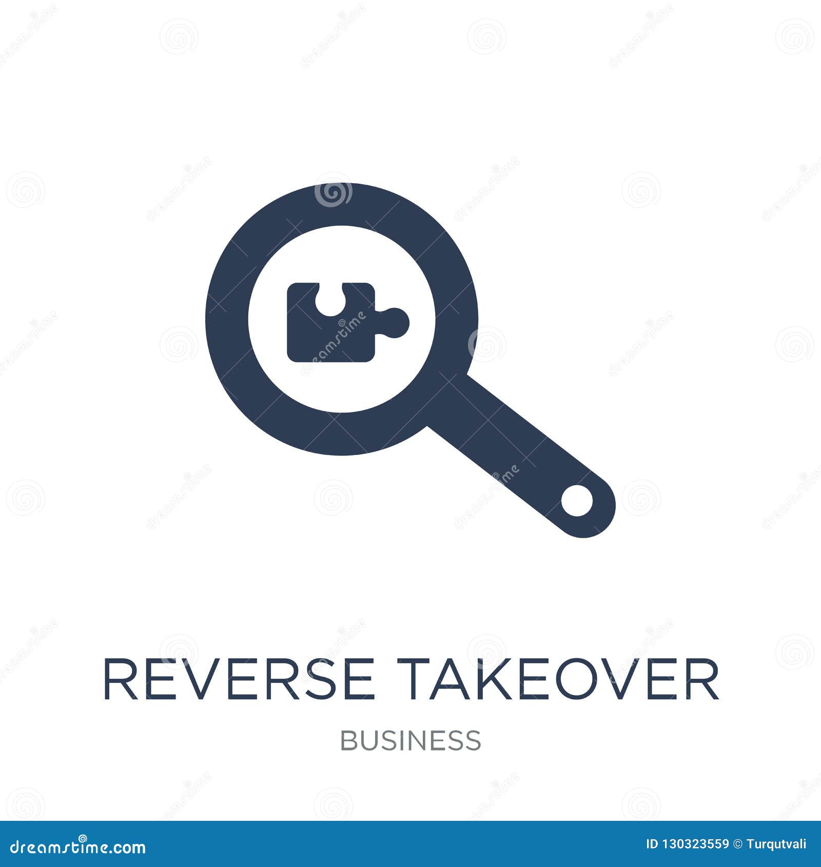 Reverse Takeover Icon. Trendy Flat Vector Reverse Takeover Icon Stock ...