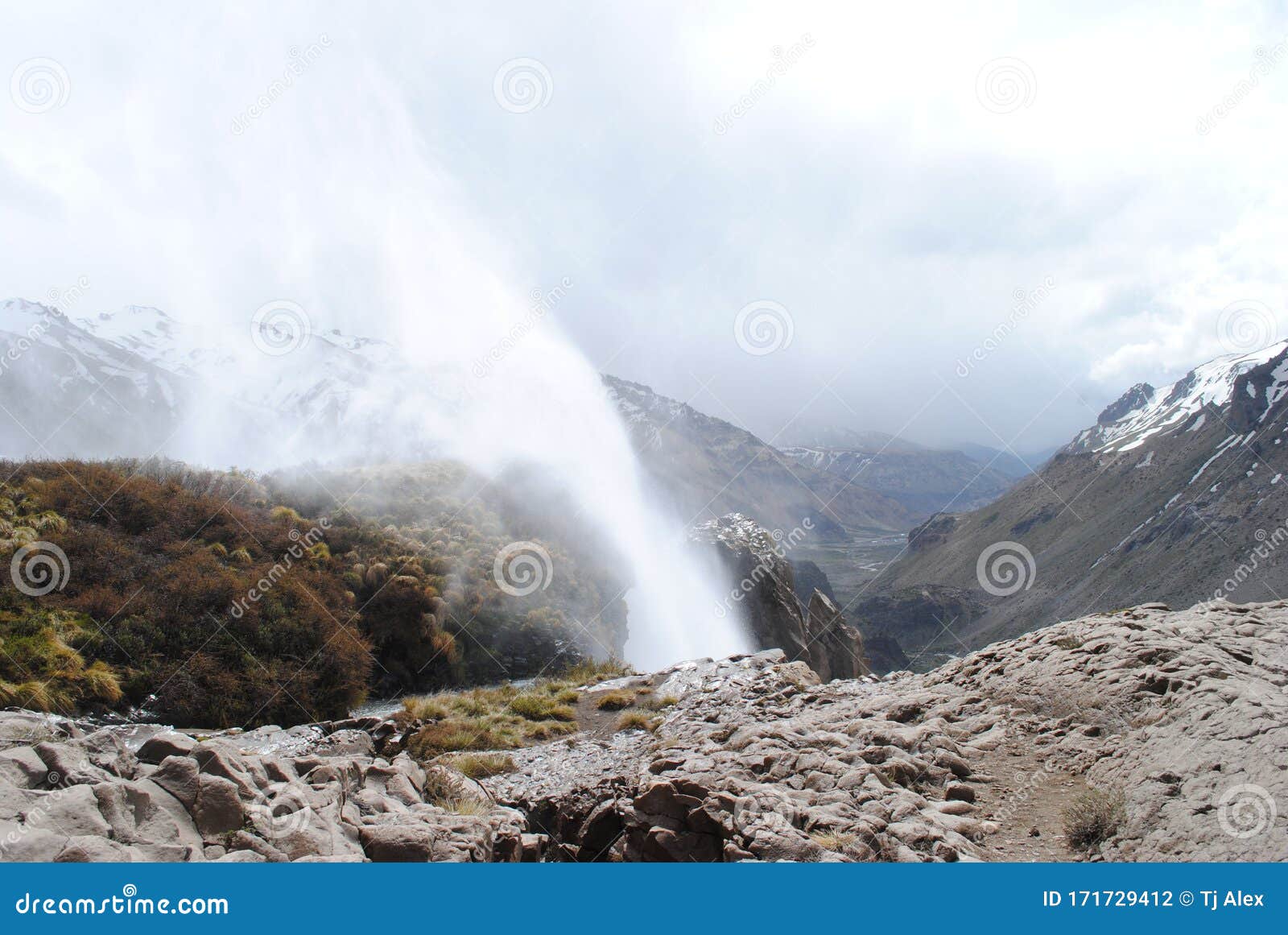 Reverse Waterfall and Nature Stock Photo - Image of nature, reverse ...