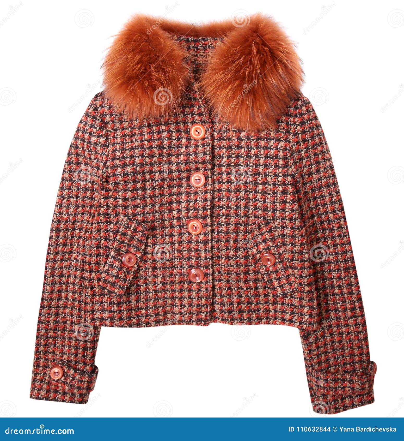 Revestimento Decorado Pele Isolado No Branco Foto de Stock - Imagem de ...