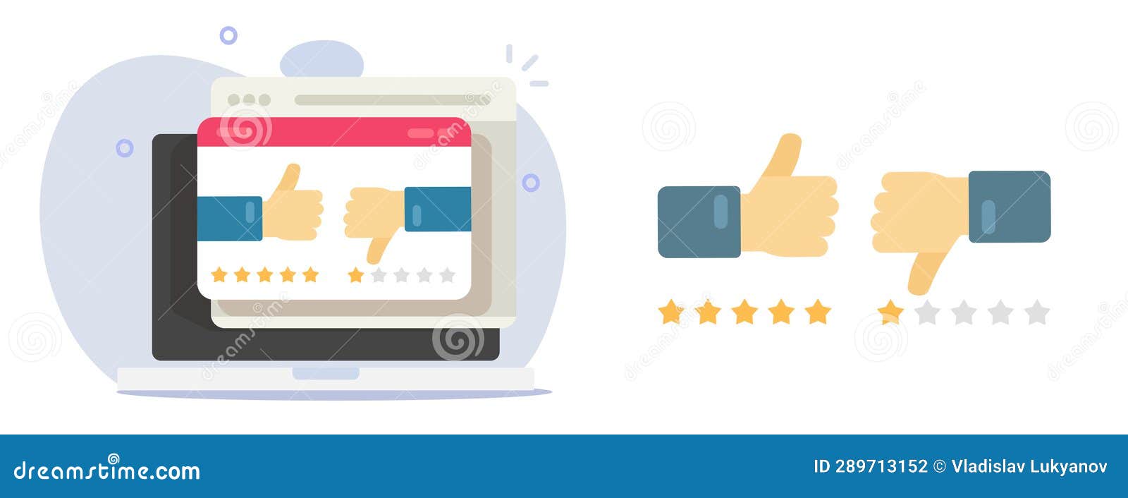 Review Customer Satisfaction Rating Online Digital Icon Vector, User ...