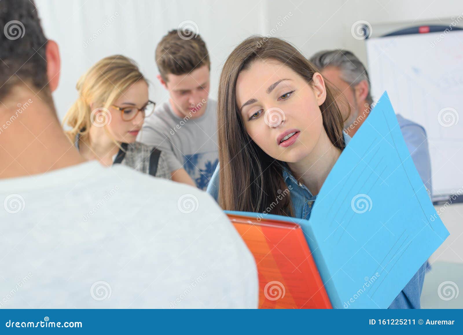Review before the exam stock image. Image of student - 161225211