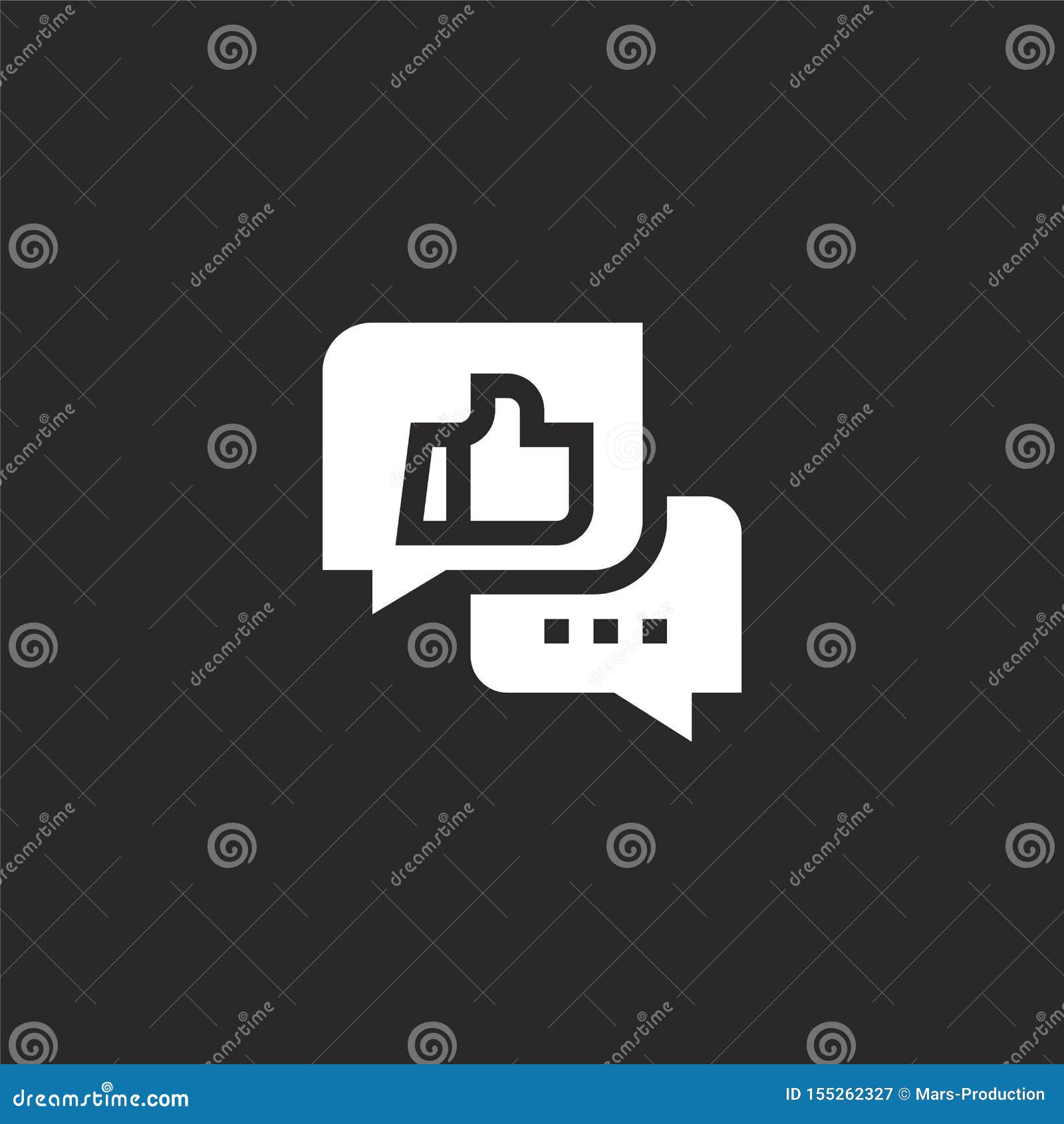 Review Icon. Filled Review Icon for Website Design and Mobile, App ...