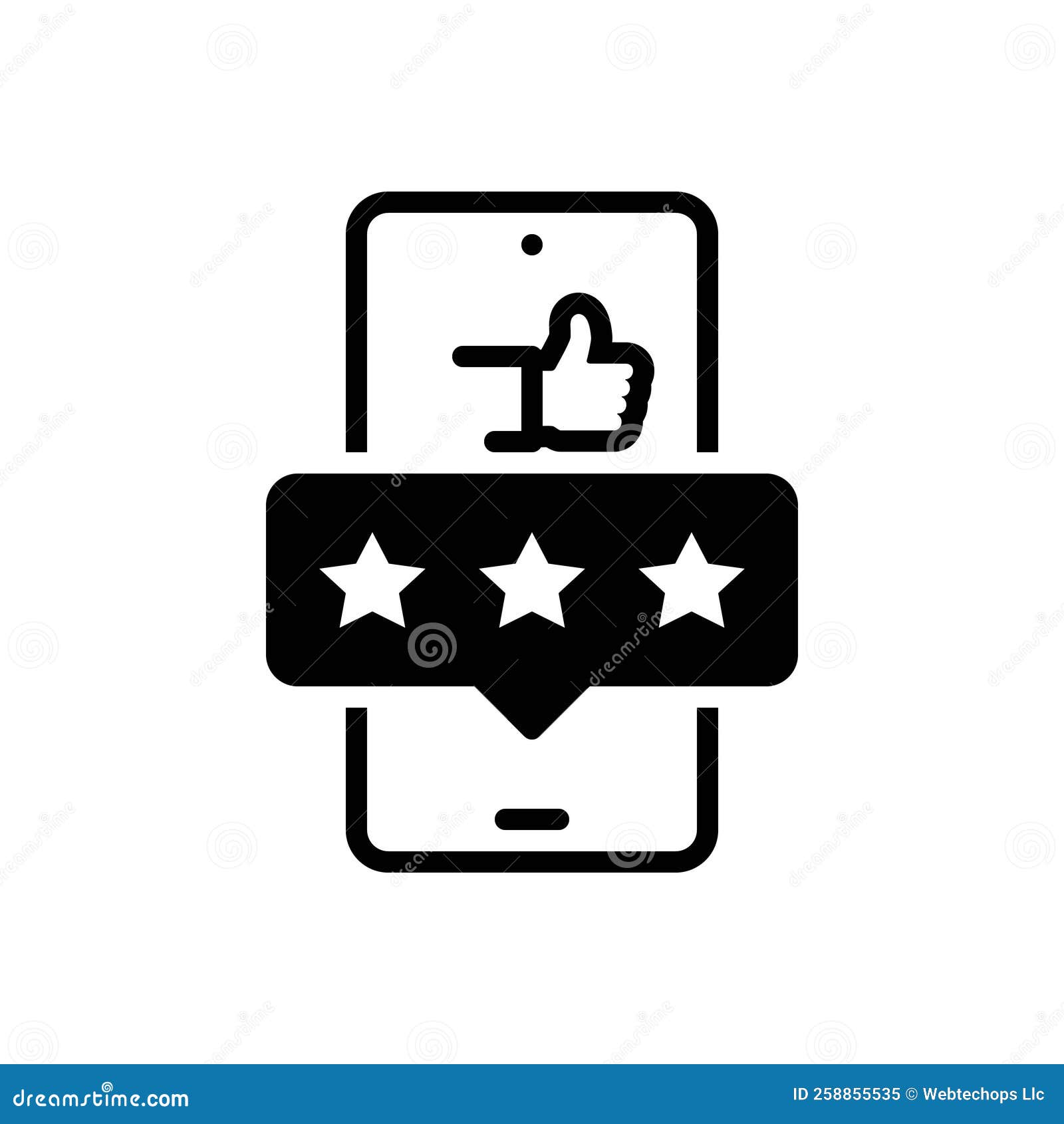 Black Solid Icon for Review, Evaluation and Appraisal Stock Vector ...
