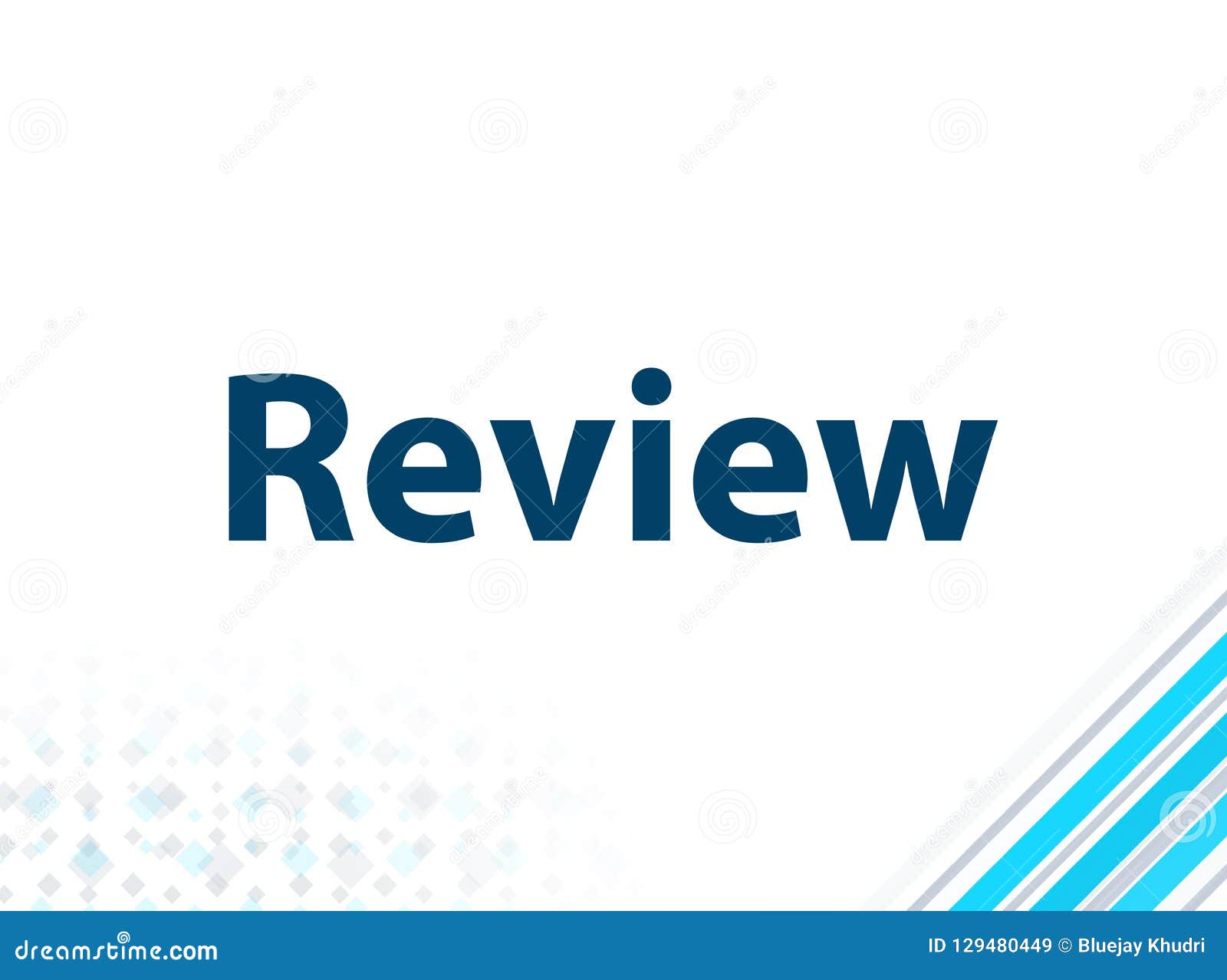 Review Modern Flat Design Blue Abstract Background Stock Illustration ...