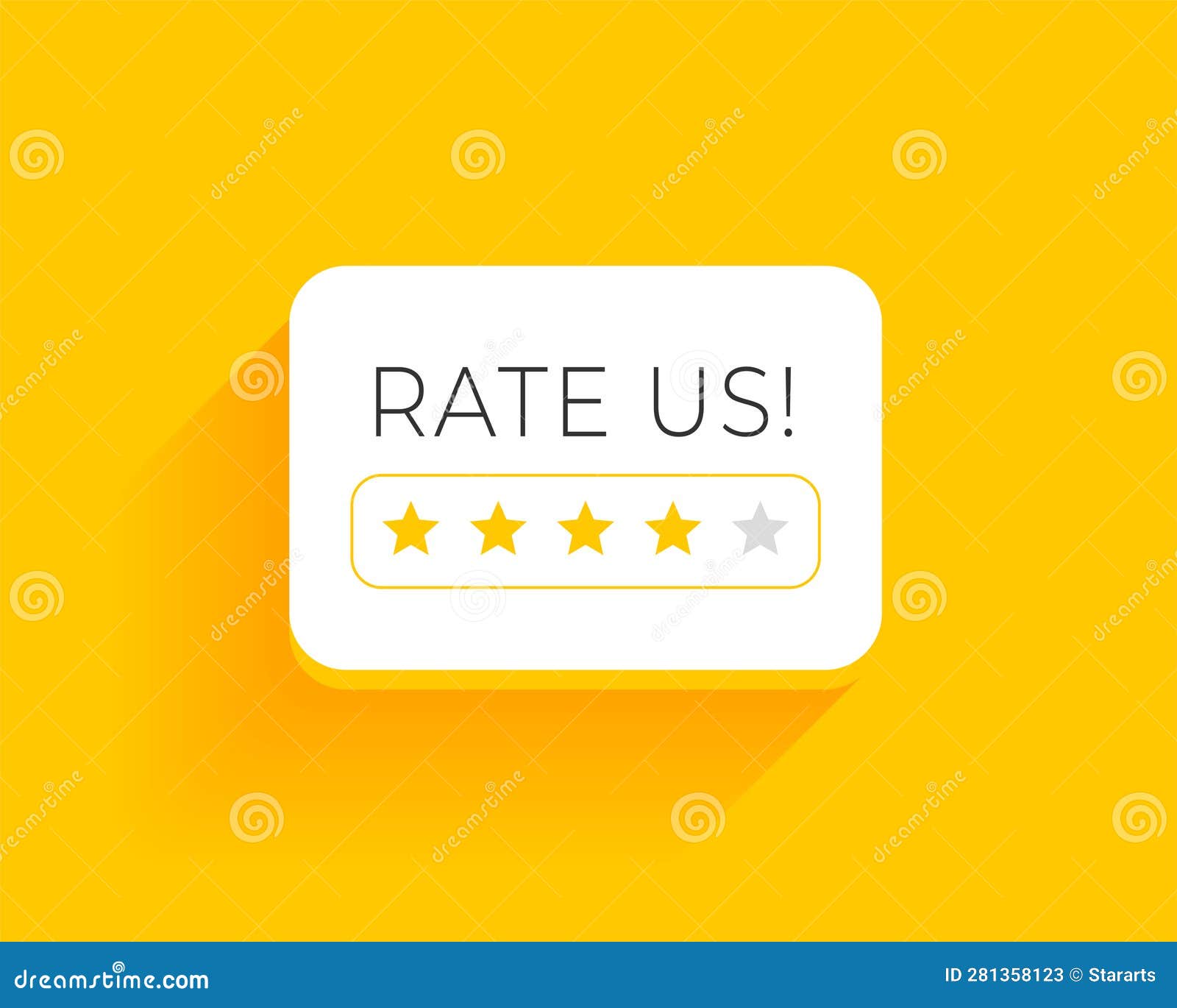 Review and Rank Us Services Background with 5 Star Rating Design Stock ...