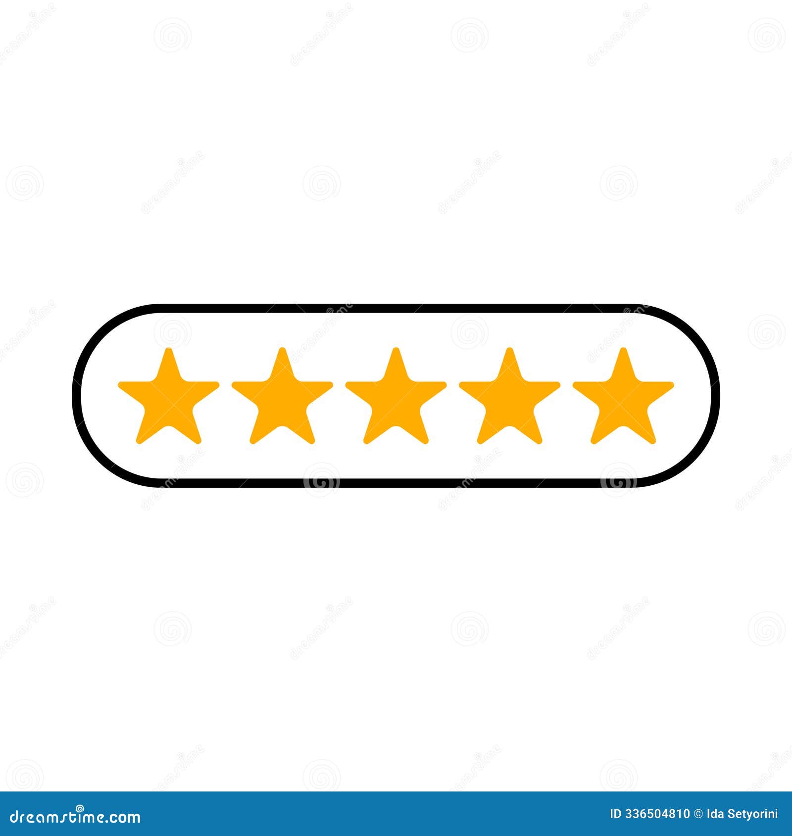 Review Rating Icon Illustration Design Stock Illustration ...