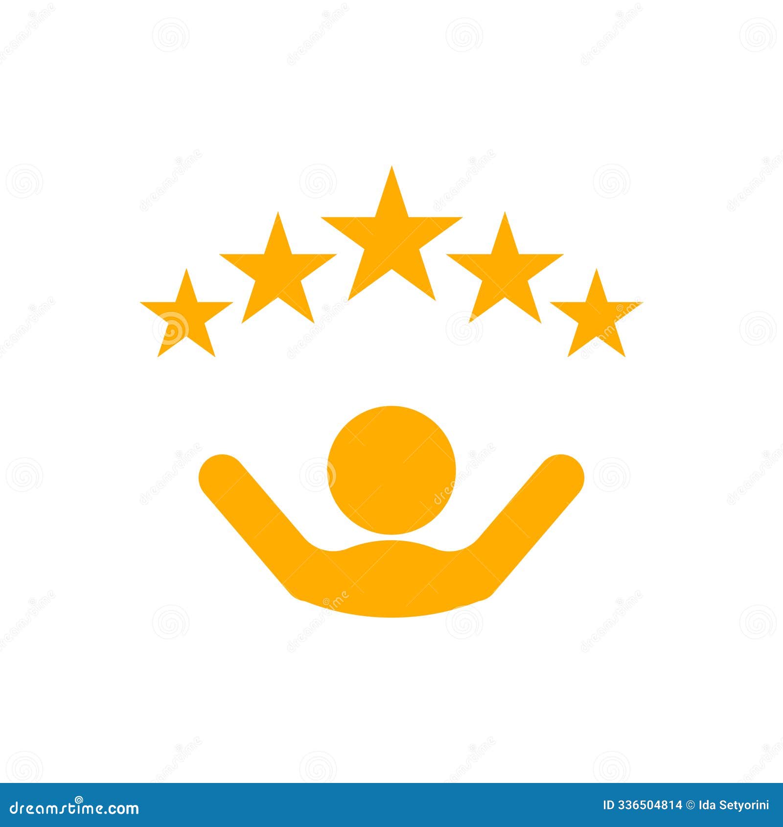 Review Rating Icon Illustration Design Stock Illustration ...
