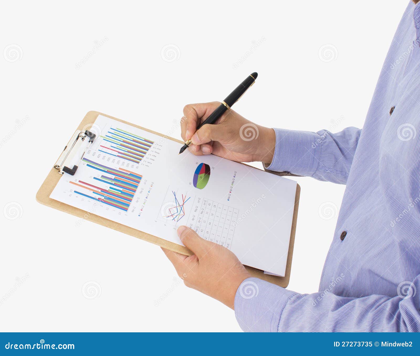 Review the report stock image. Image of inspection, paper - 27273735