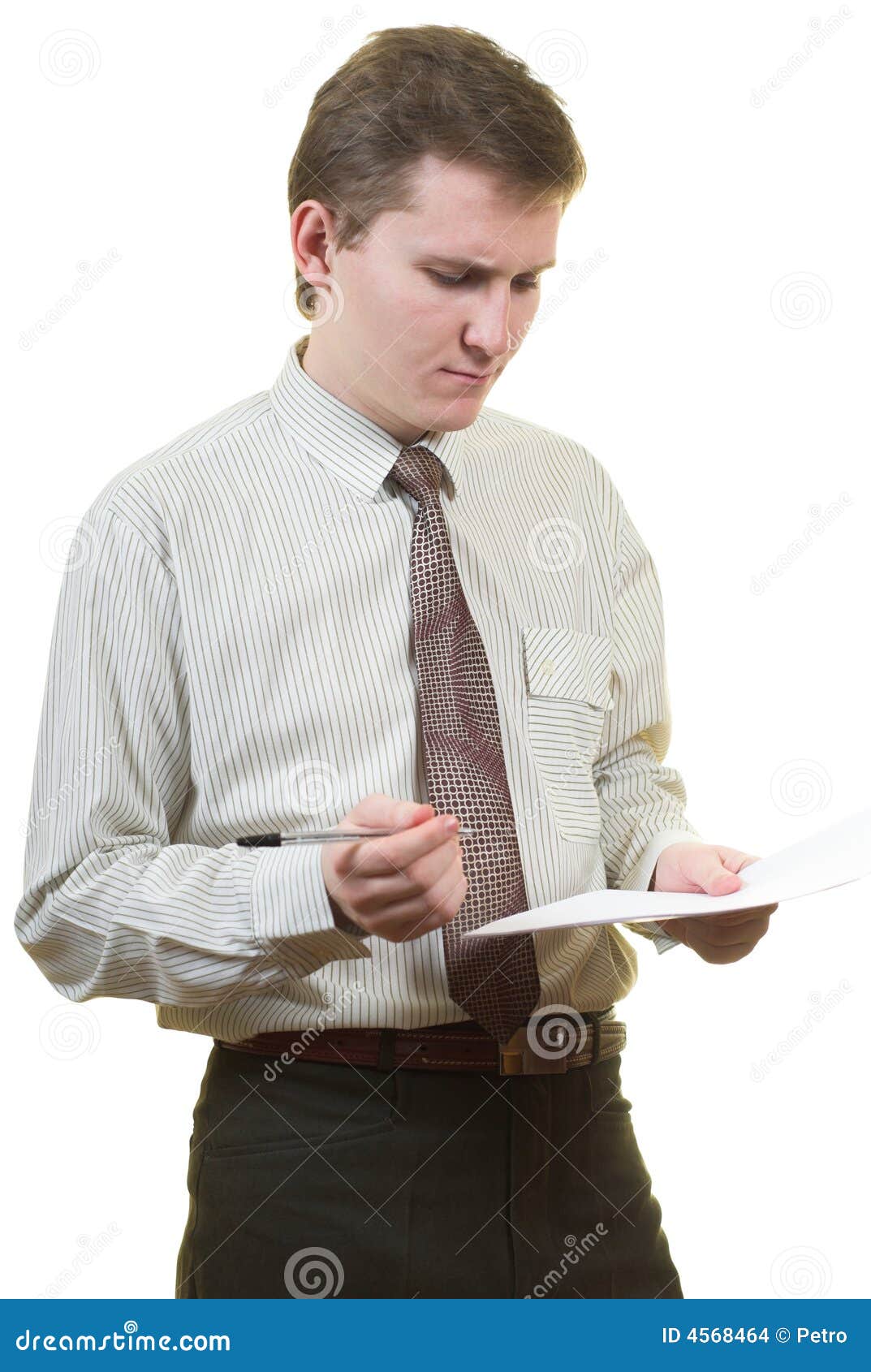 Reviewer stock photo. Image of manager, cravat, european - 4568464