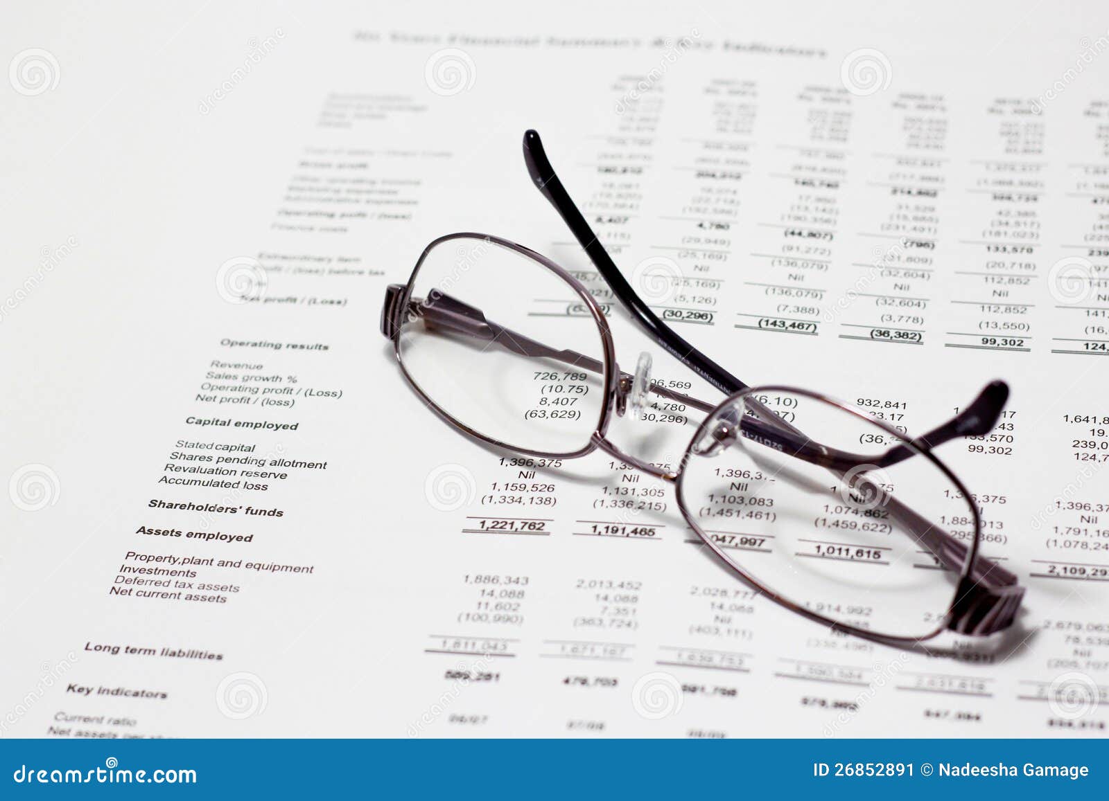 Reviewing accounts stock image. Image of close, aspirations - 26852891