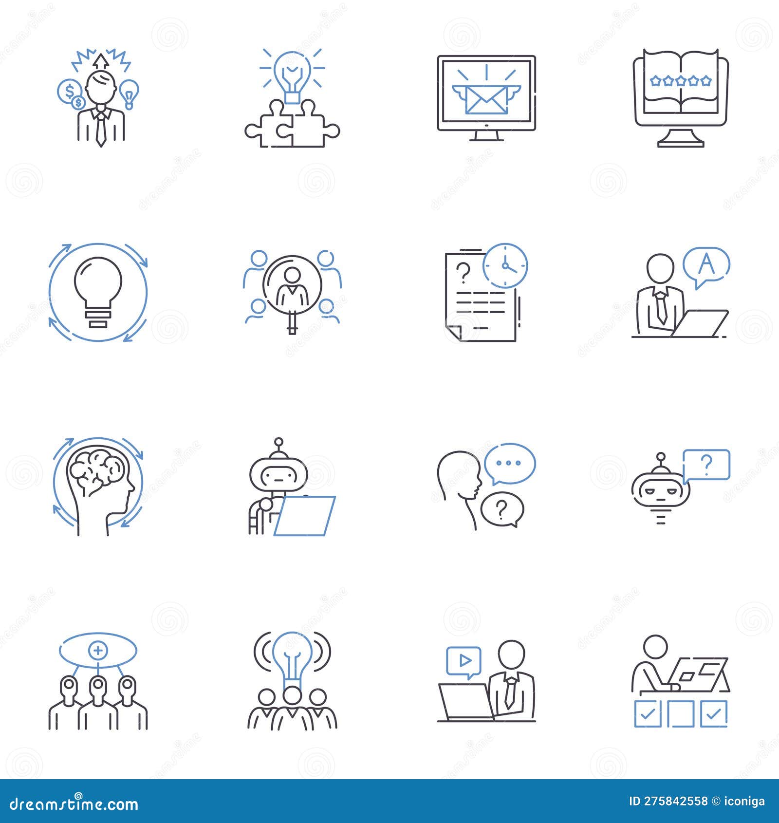 Feedback And Critique Line Icons Collection. Feedback, Critique ... Feedback And Critique Line Icons Collection. Feedback, Critique ...