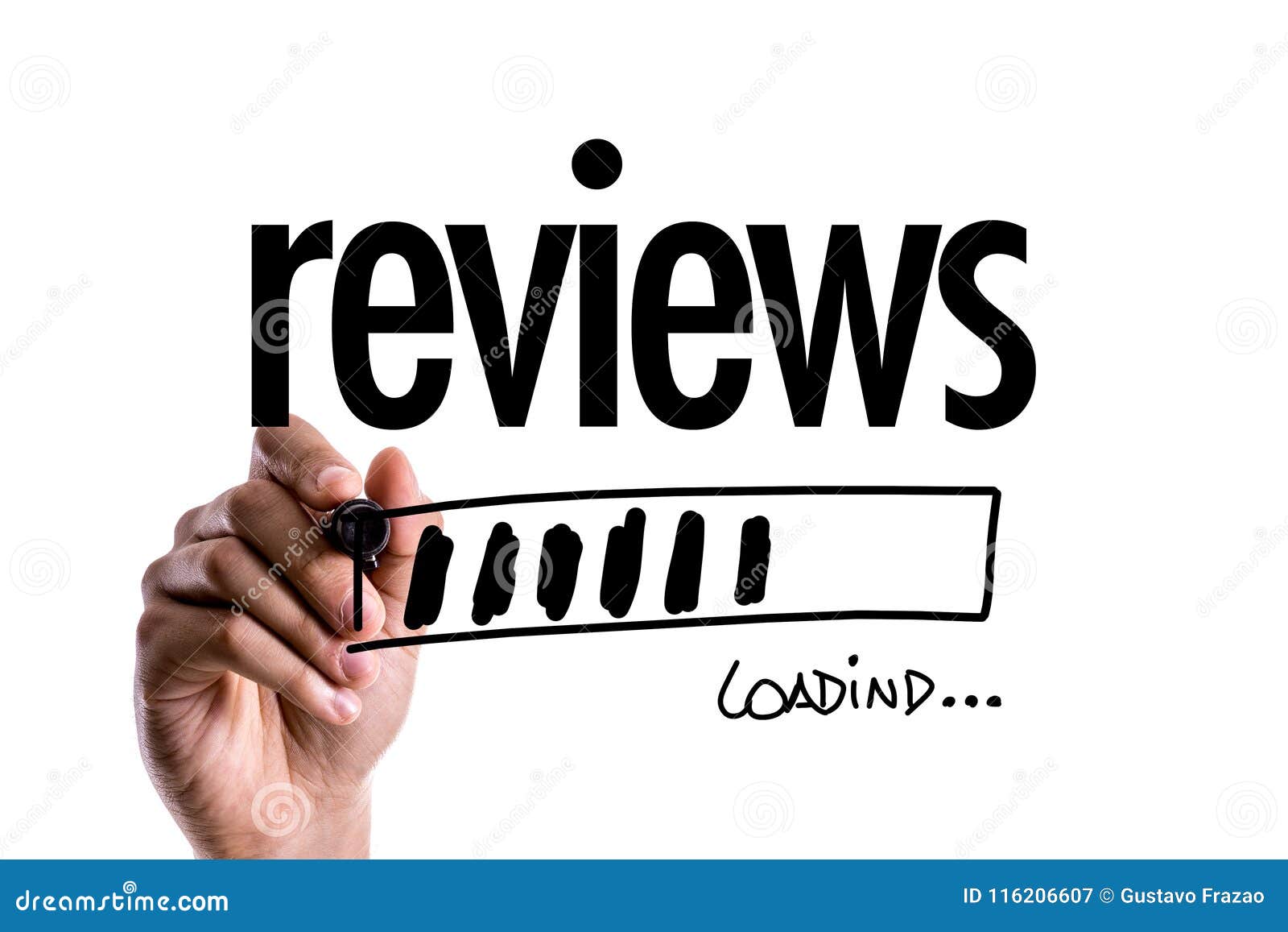 Reviews on a Conceptual Image Stock Image - Image of business ...
