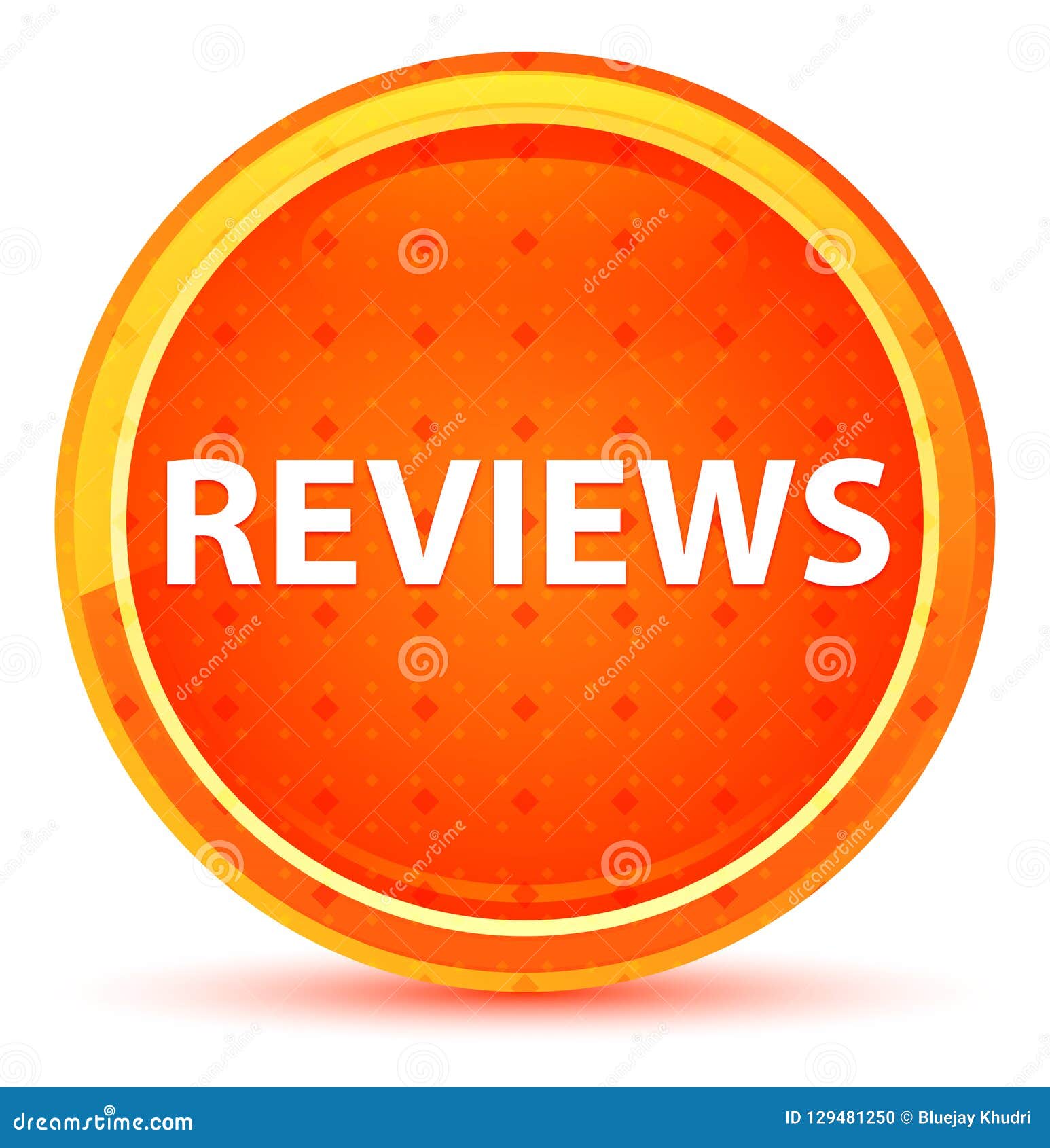 Reviews Natural Orange Round Button Stock Illustration - Illustration ...