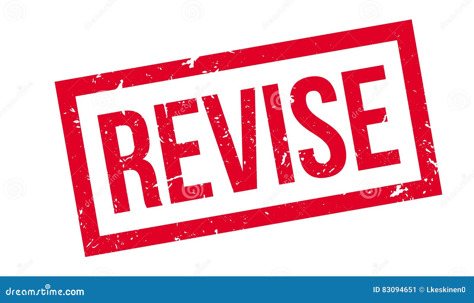 Revise Rubber Stamp Stock Photo | CartoonDealer.com #83095002